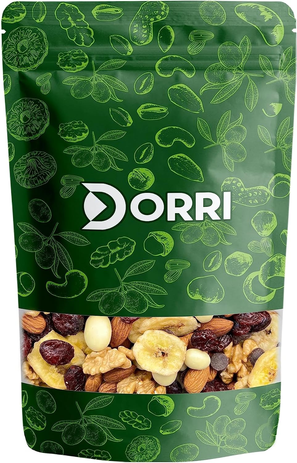 Dorri - Trail Mix 250g | Almonds, Banana Chips, Chocolate Nibs, Dried ...