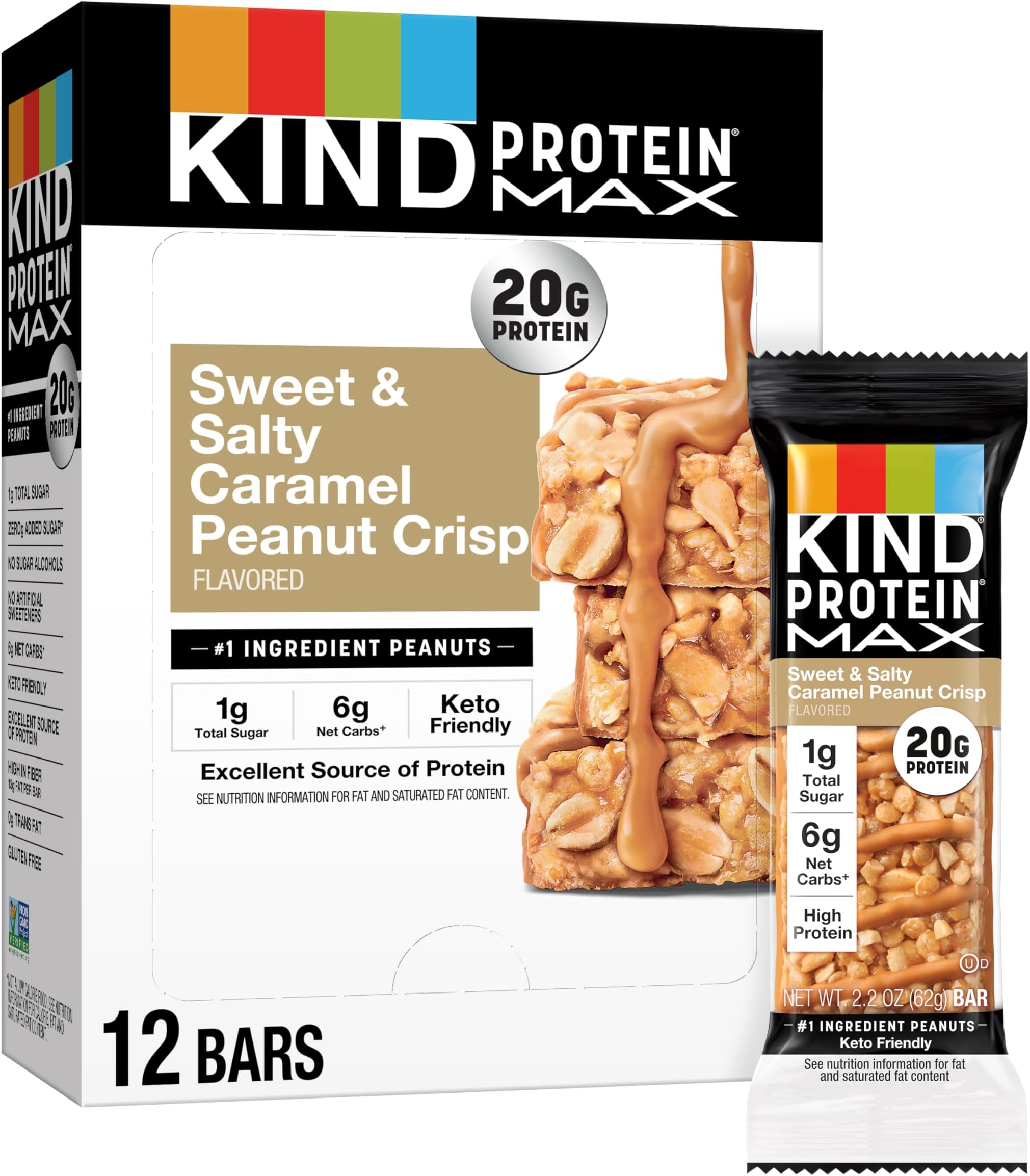 Amazon.com : KIND Protein Bars, Double Dark Chocolate Nut, Gluten Free ...