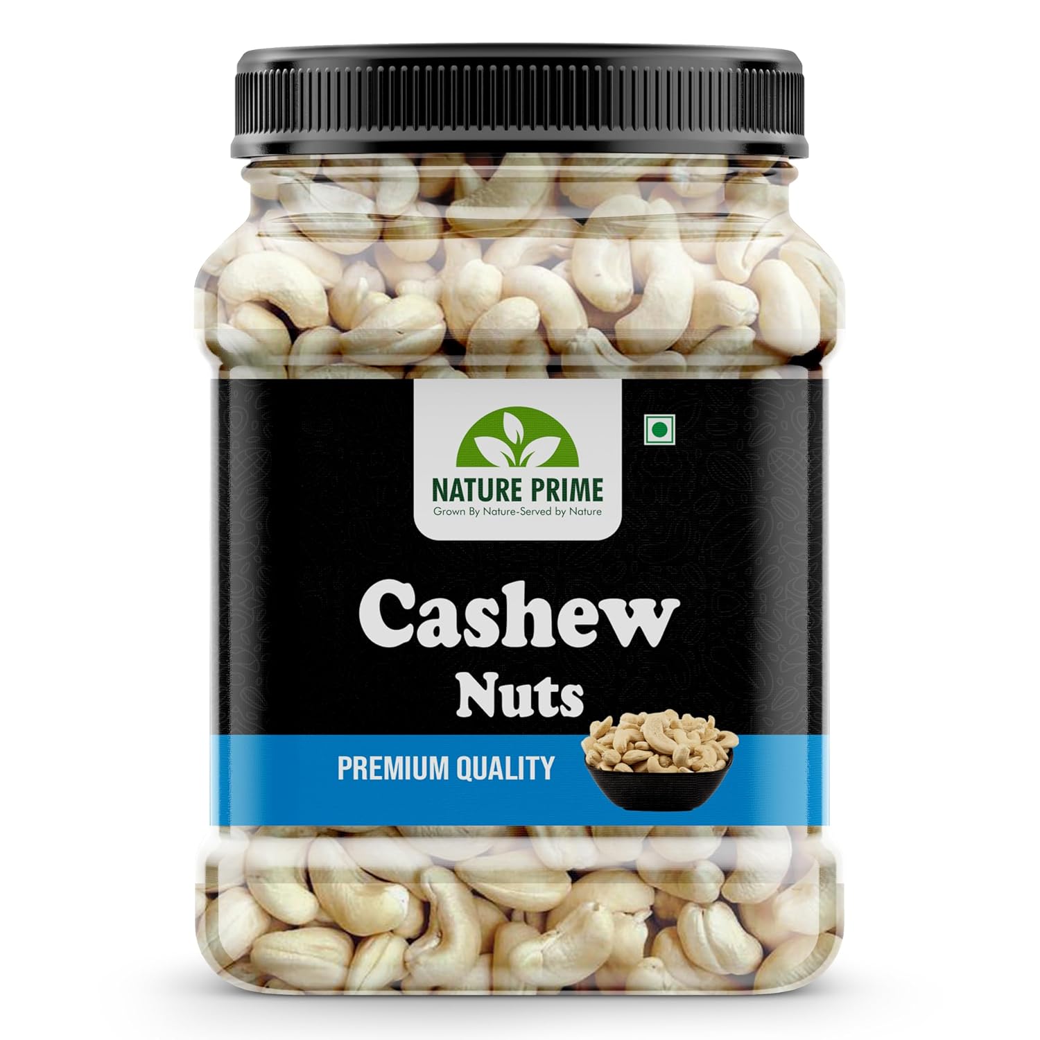 Nature Prime 100% Natural & Crunchy Premium Whole Cashews 500gm (W320) Nutritious & Delicious ...