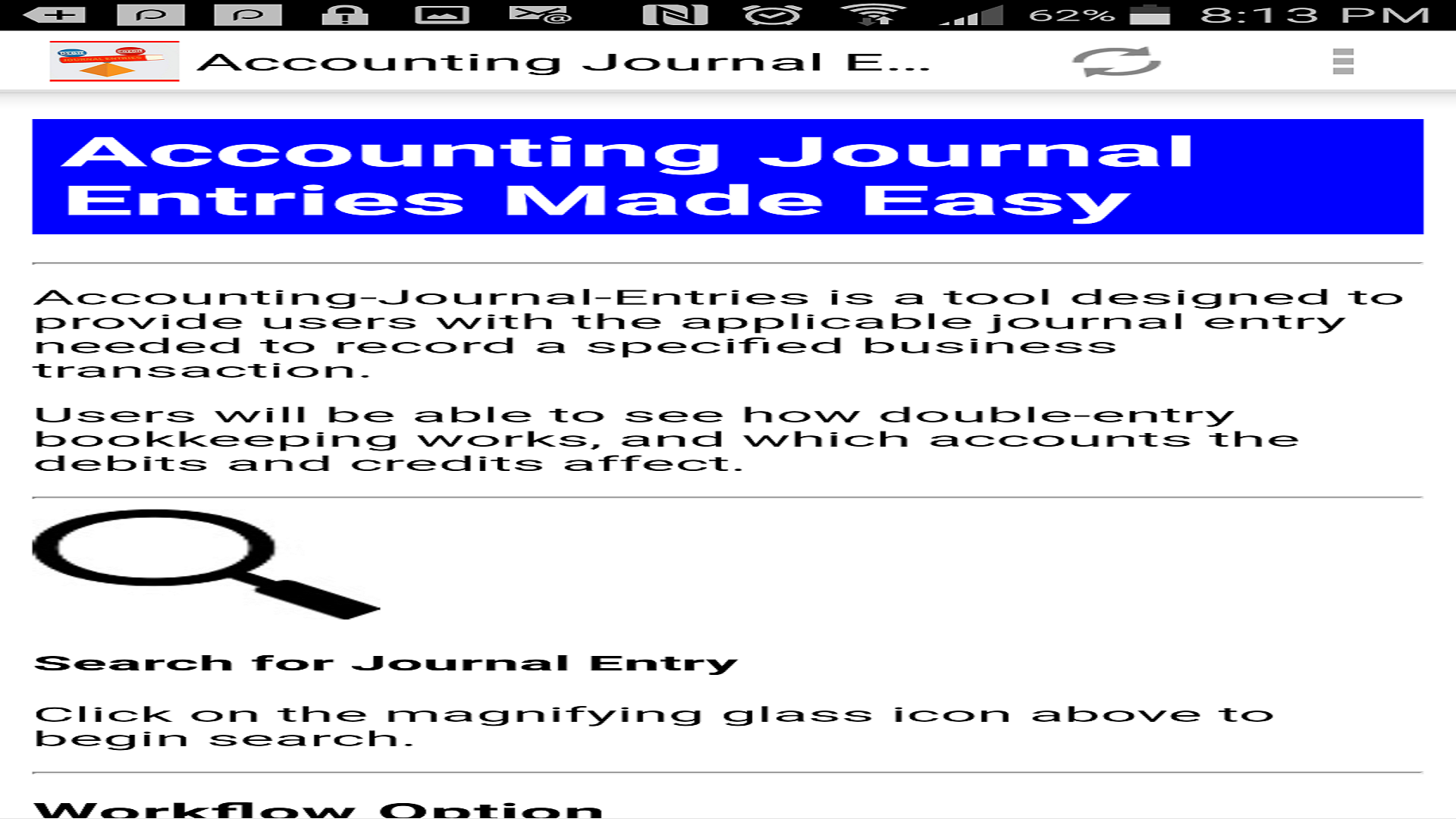Accounting Journal Entries - App on Amazon Appstore