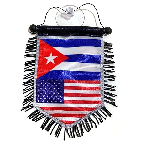 Amazon.com : Cuban flags for cars accessory Cuba sticker decals mini ...