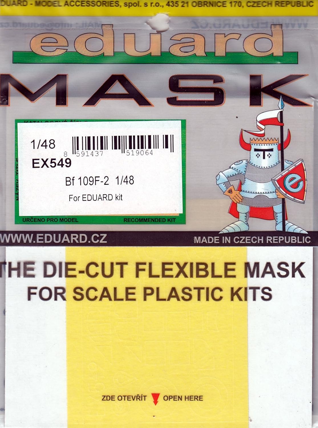 Amazon.com: EDUEX549 1:48 Eduard Mask - Bf 109F-2 (for use with the ...