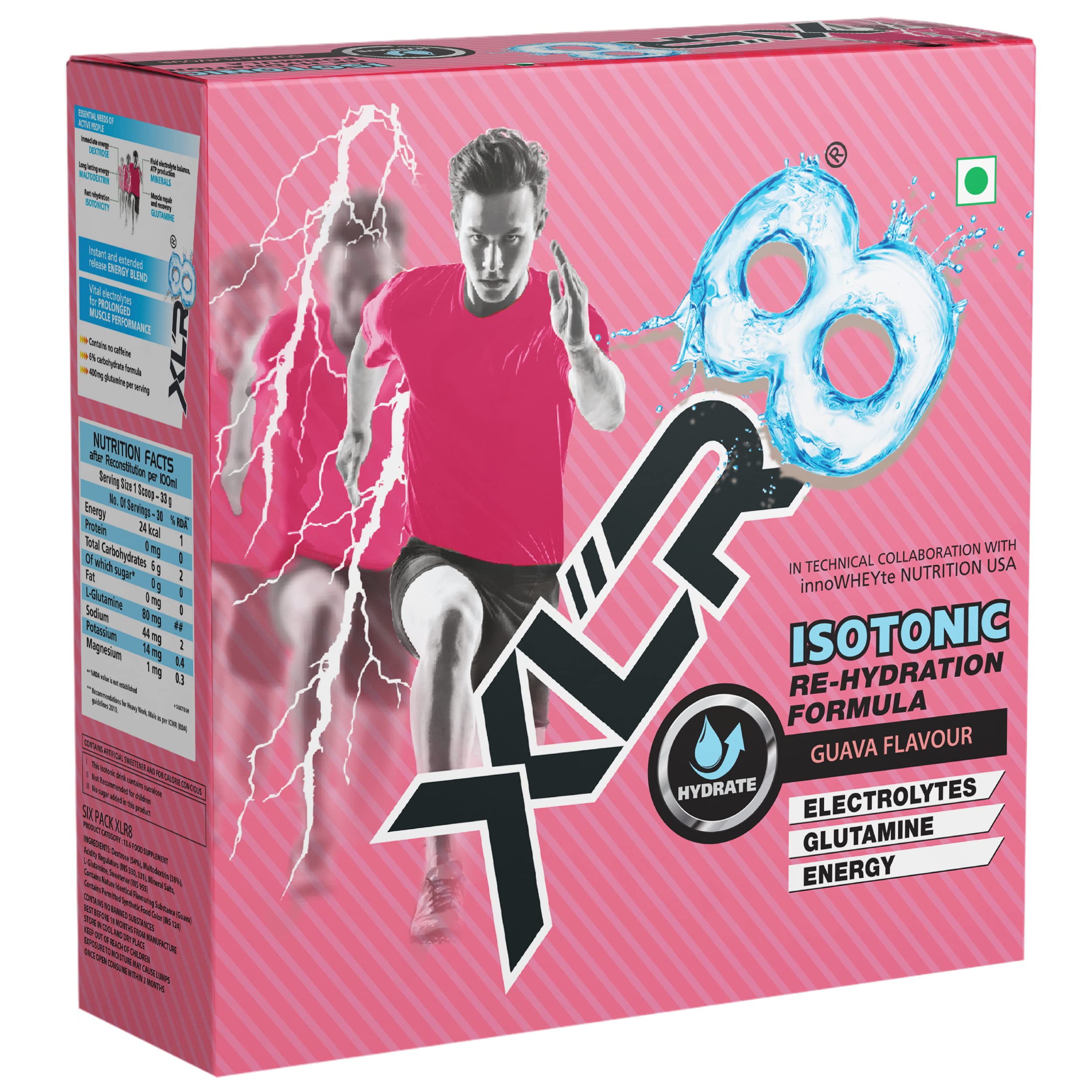 Buy XLR8 Isotonic Re-Hydration Instant Formula Extended Workout ...