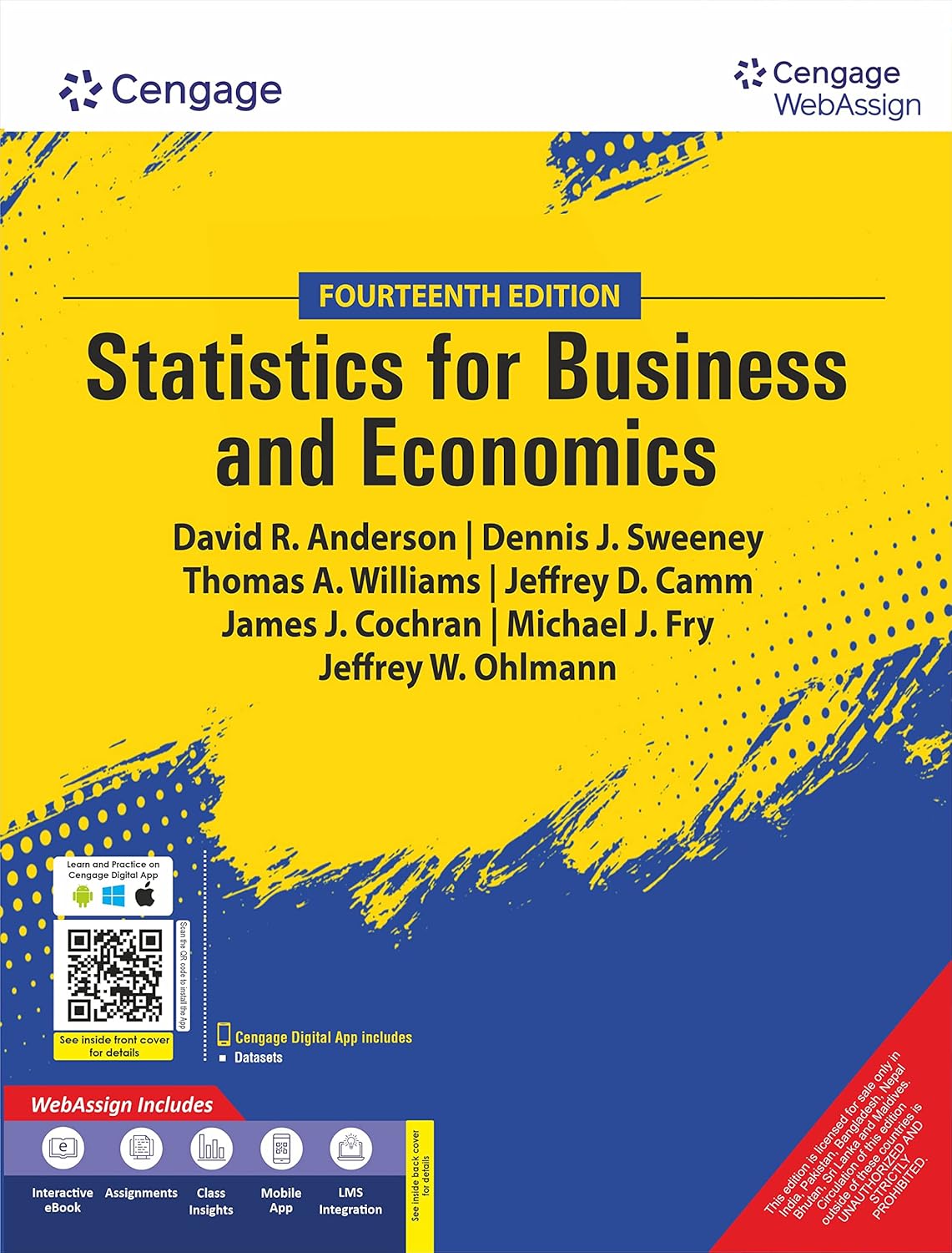Statistics for Business & Economics with WebAssign, 14th Edition ...
