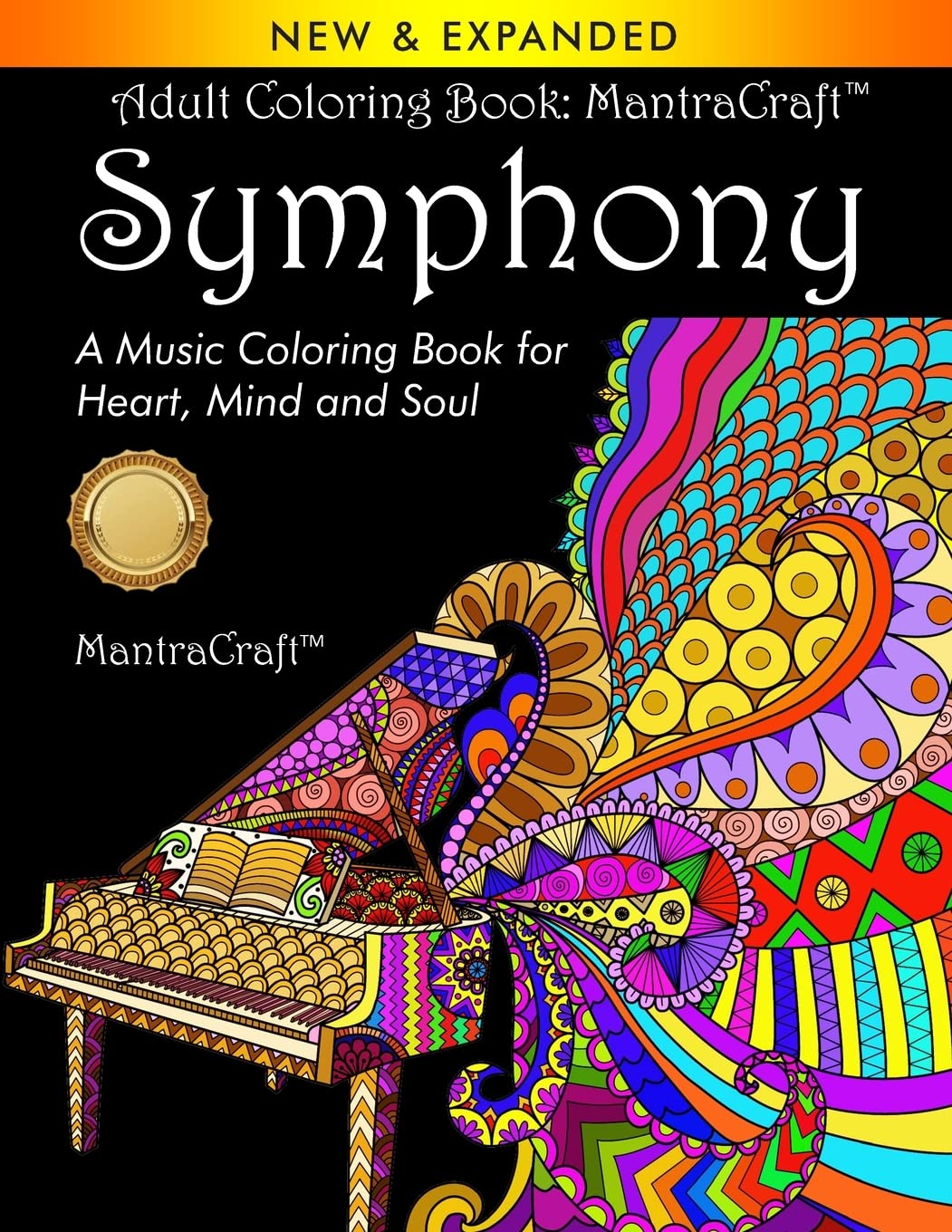 Amazon.com: Adult Coloring Book: MantraCraft Symphony: A Music Coloring ...