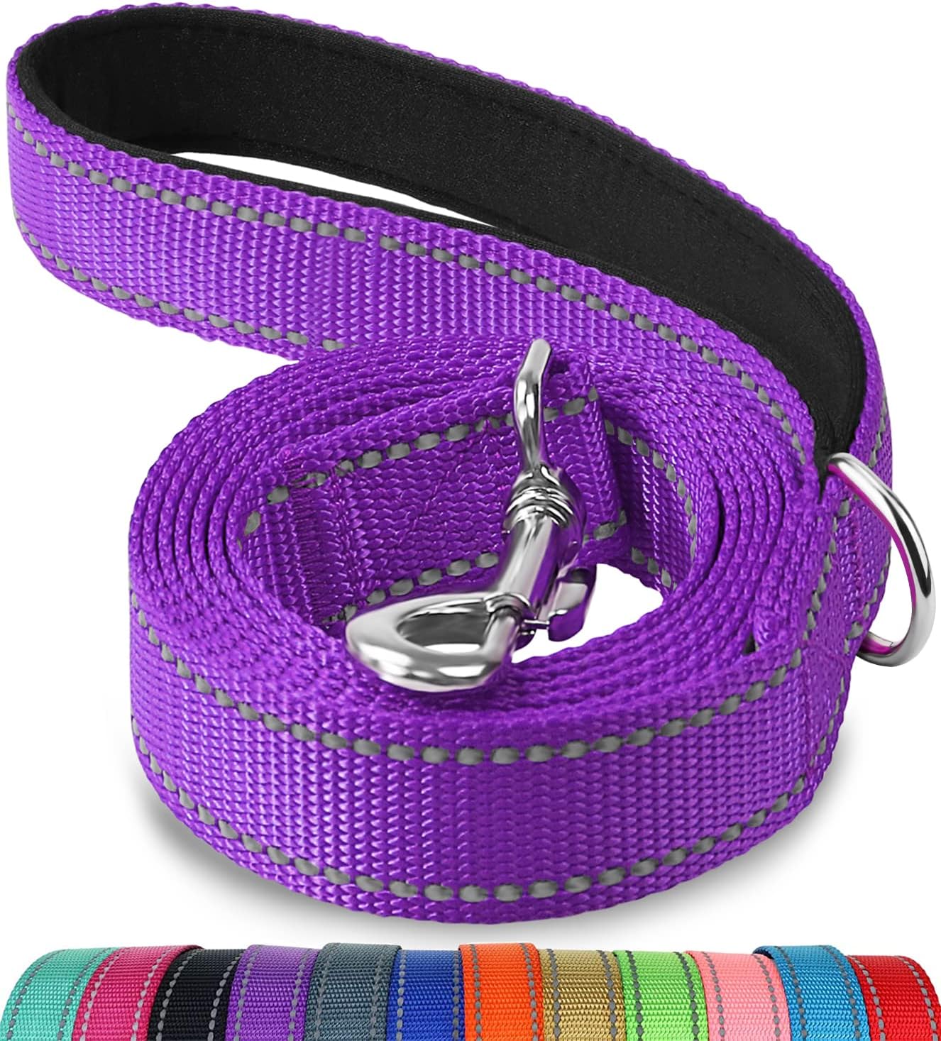 Amazon Joytale Double Sided Reflective Dog Leash 6 FT 5 FT 4 FT