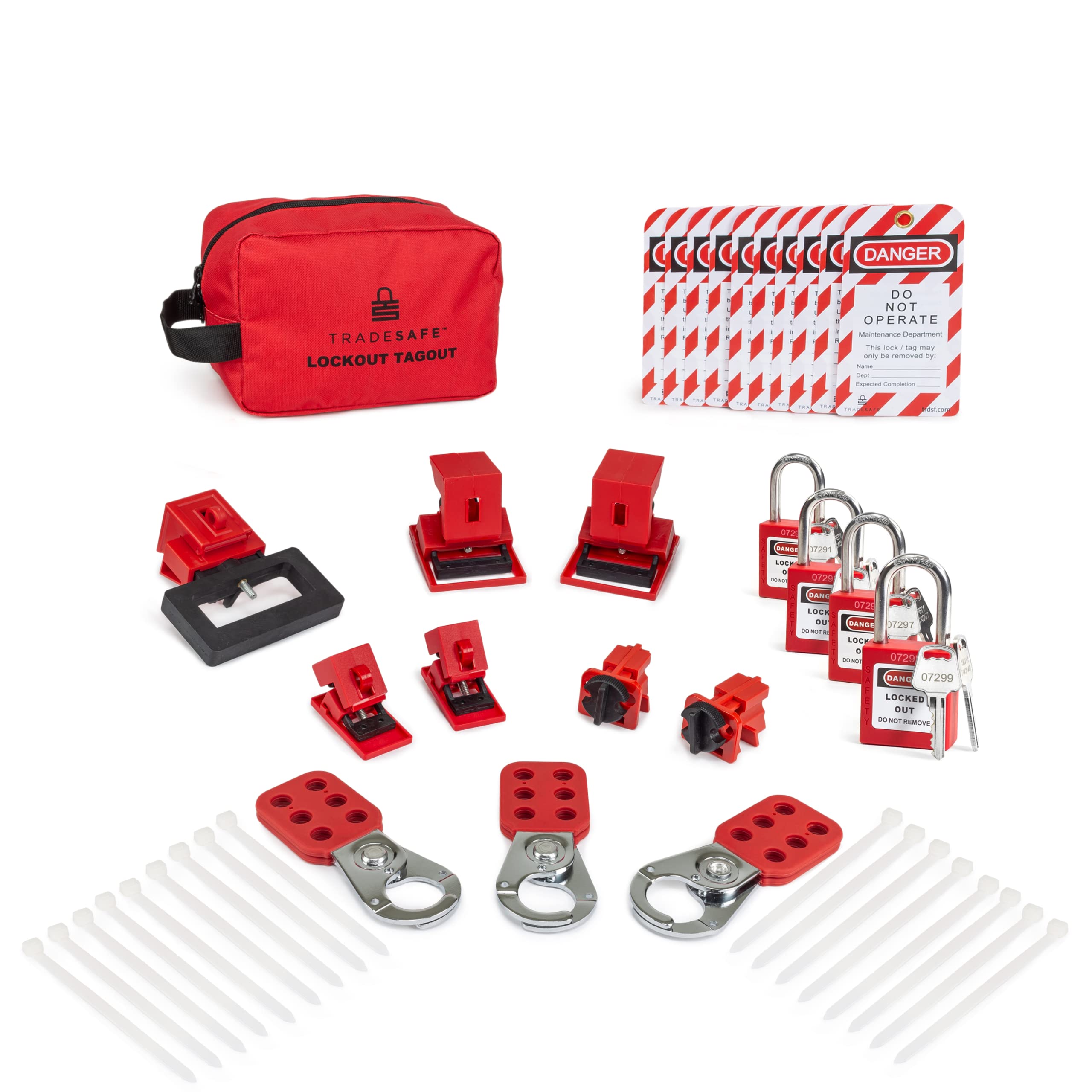 Buy TRADESAFE Breaker Lockout Tagout Electrical Loto Kit, 120/277V to ...