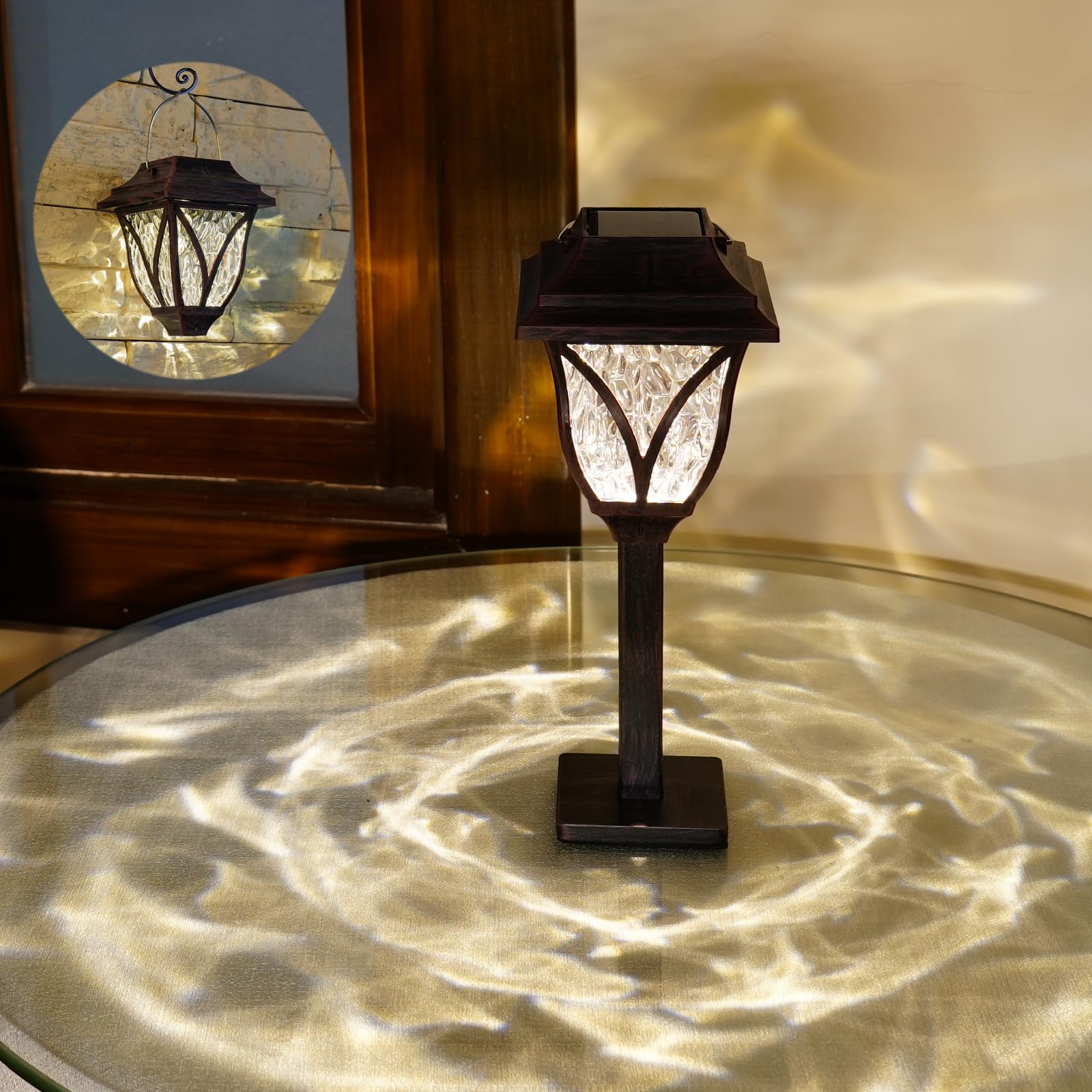 Amazon.com: KelvinLux Solar Table Lanterns Outdoor Indoor 2PK, Hanging ...