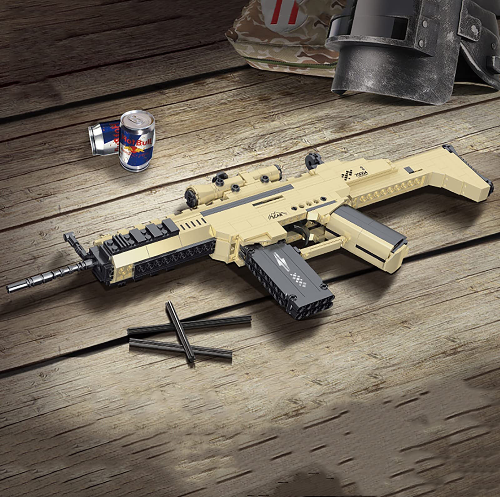 Buy MKKYDFDJ MK14 Sniper Toy Building Blocks Set, Functioning Bolt ...