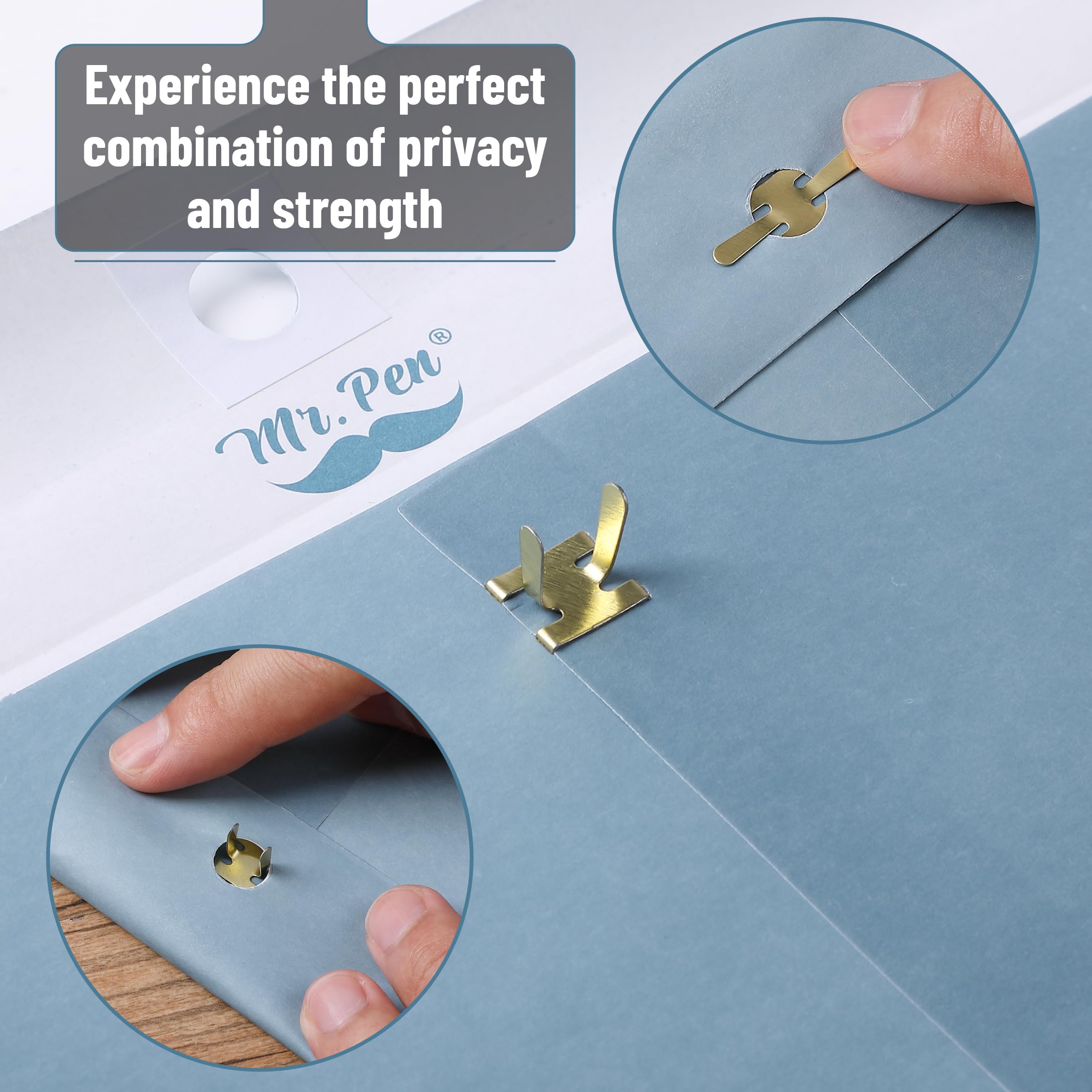Snapklik.com : Mr Pen- Clasp Kraft Envelopes, 18 Pack, 9" X 12", Blue ...