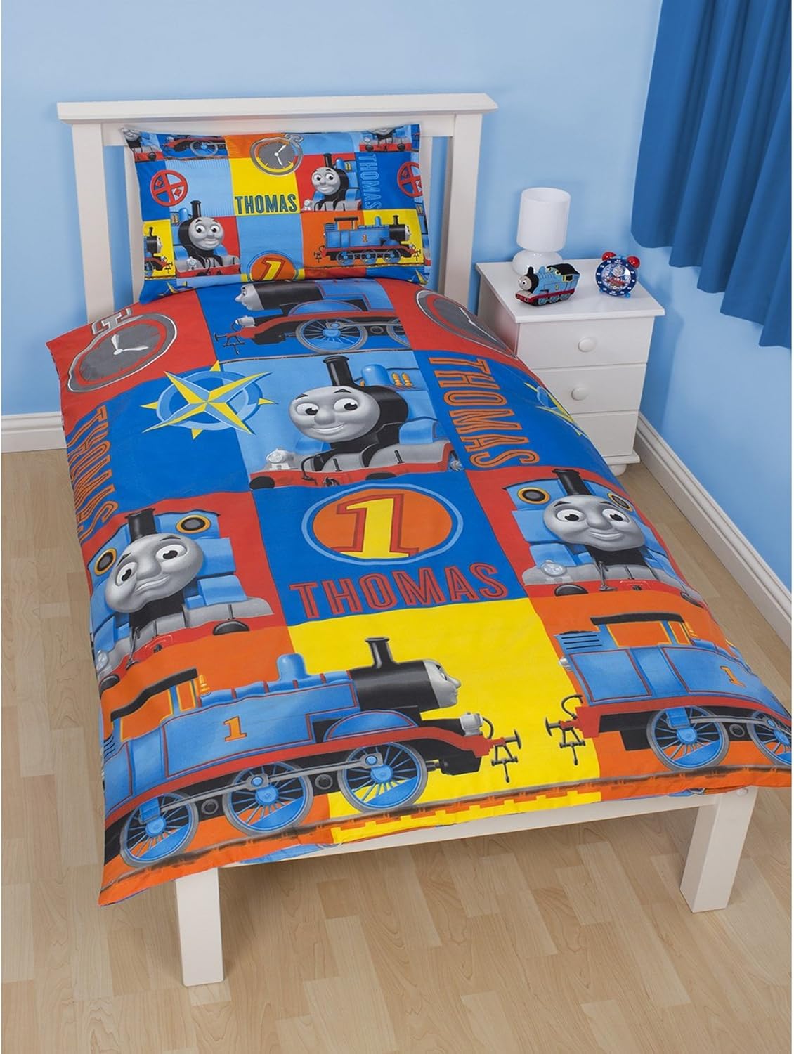 Thomas The Tank Engine Power Kids Single Reversible Duvet Cover Bedding ...