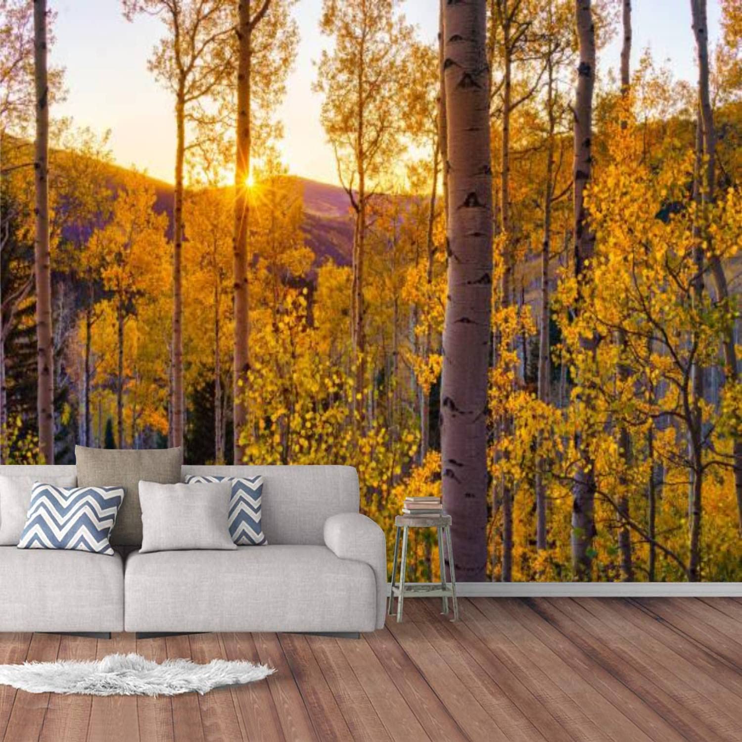 Aspen Tree Wallpaper For Home Aspen Tree Wallpaper | Wayfair