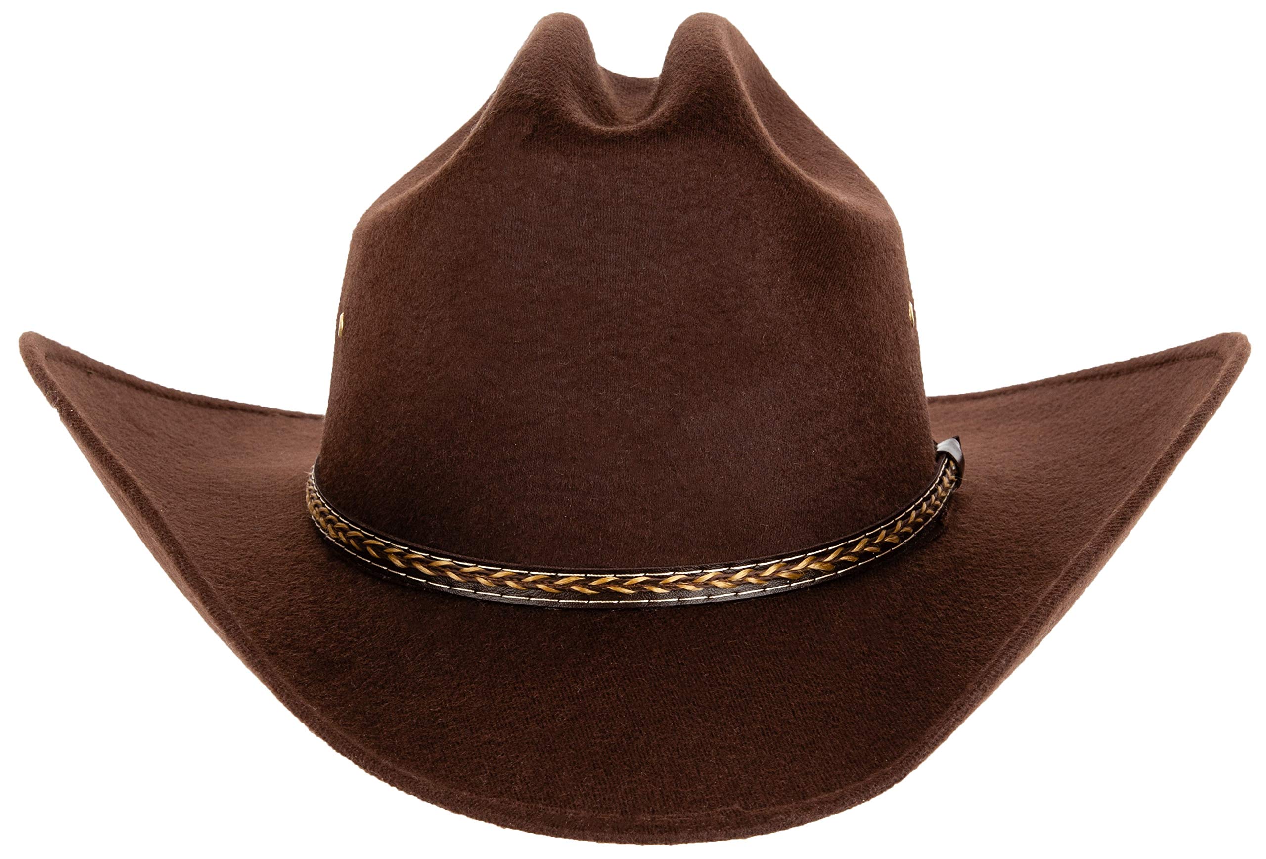 Snapklik.com : Queue Essentials Western Style Pinch Front Straw Canvas ...