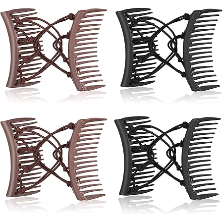 Amazon.com : EZ Combs Stretchable Double Combs - Bermuda Black/Sahara ...