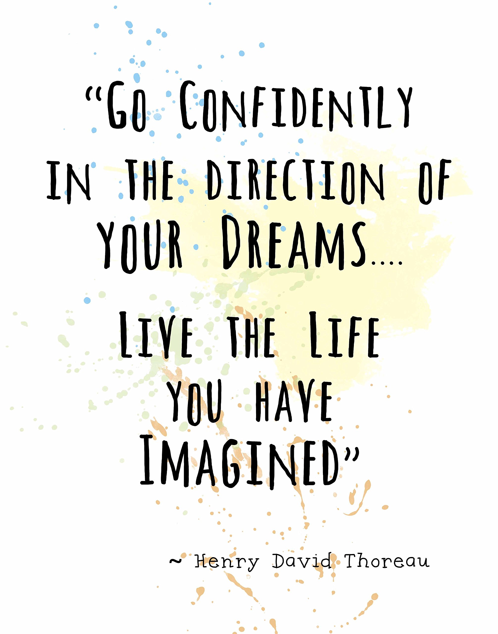 Thoreau Quotes Go Confidently