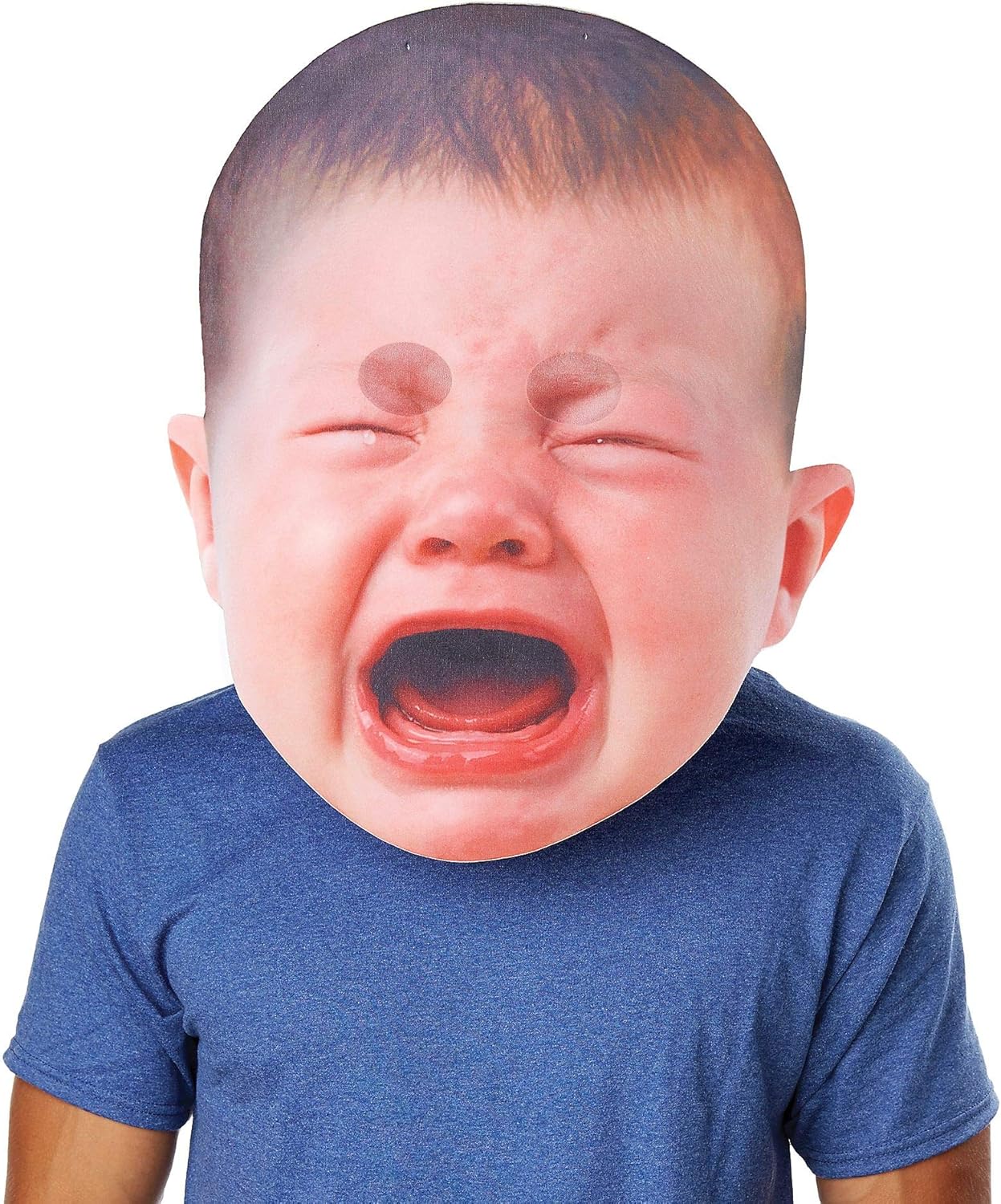 Amazon.com: SEASONS LTD Oversized Crying Baby Mask for Adults, One Size ...