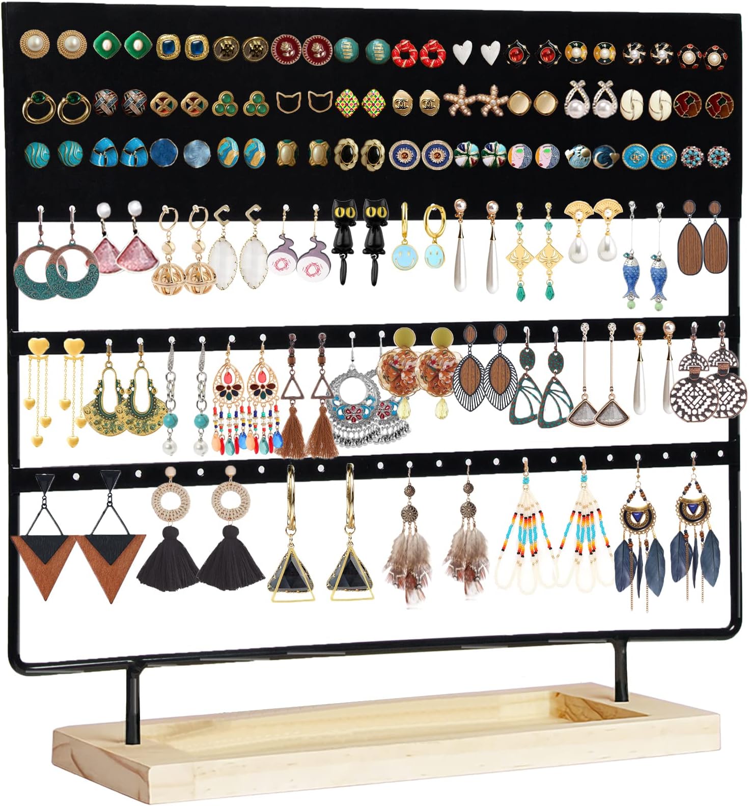 Amazon.com: Mocolo Earring Organizer Stand, Earring Display Stand ...