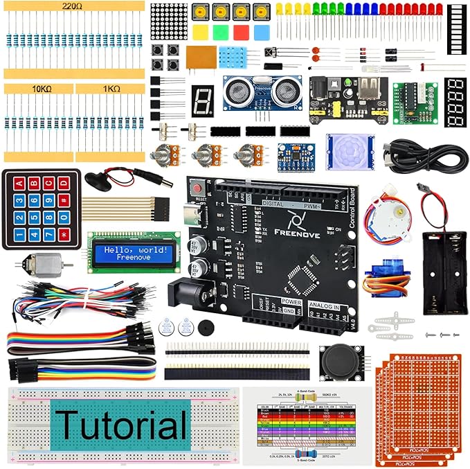 Freenove Ultimate Starter Kit with Board V4 (Compatible with Arduino ...