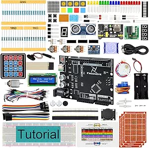 Freenove Ultimate Starter Kit com placa V4 (compatível com Arduino IDE), tutorial detalhado de ...