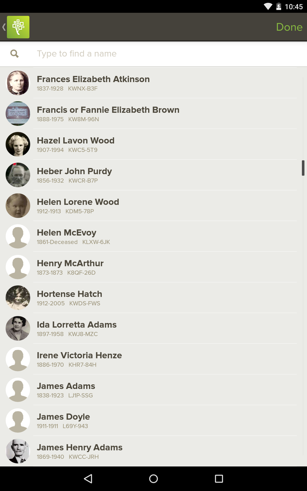 FamilySearch Memories - App on Amazon Appstore