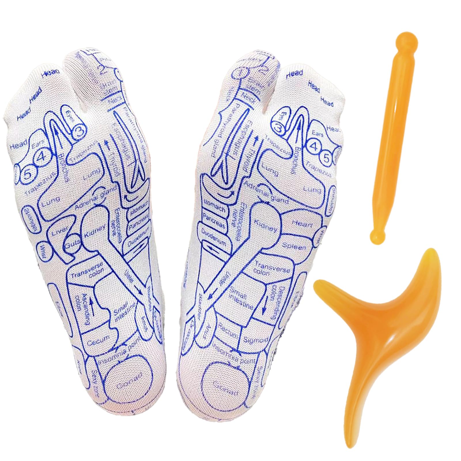 Amazon.com: RAKDSYMC Reflexology Socks Set, Acupressure Socks with 2 ...