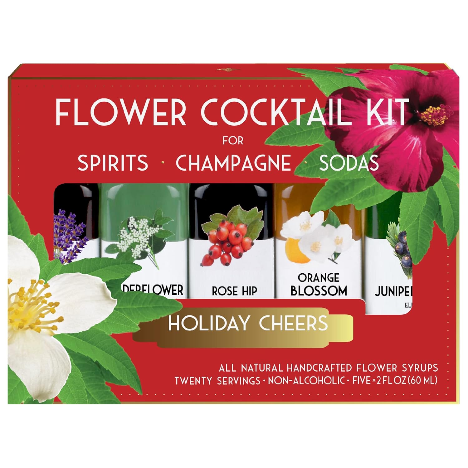 Amazon.com: Floral Elixir Co. - All Natural Flower Cocktail Kit ...