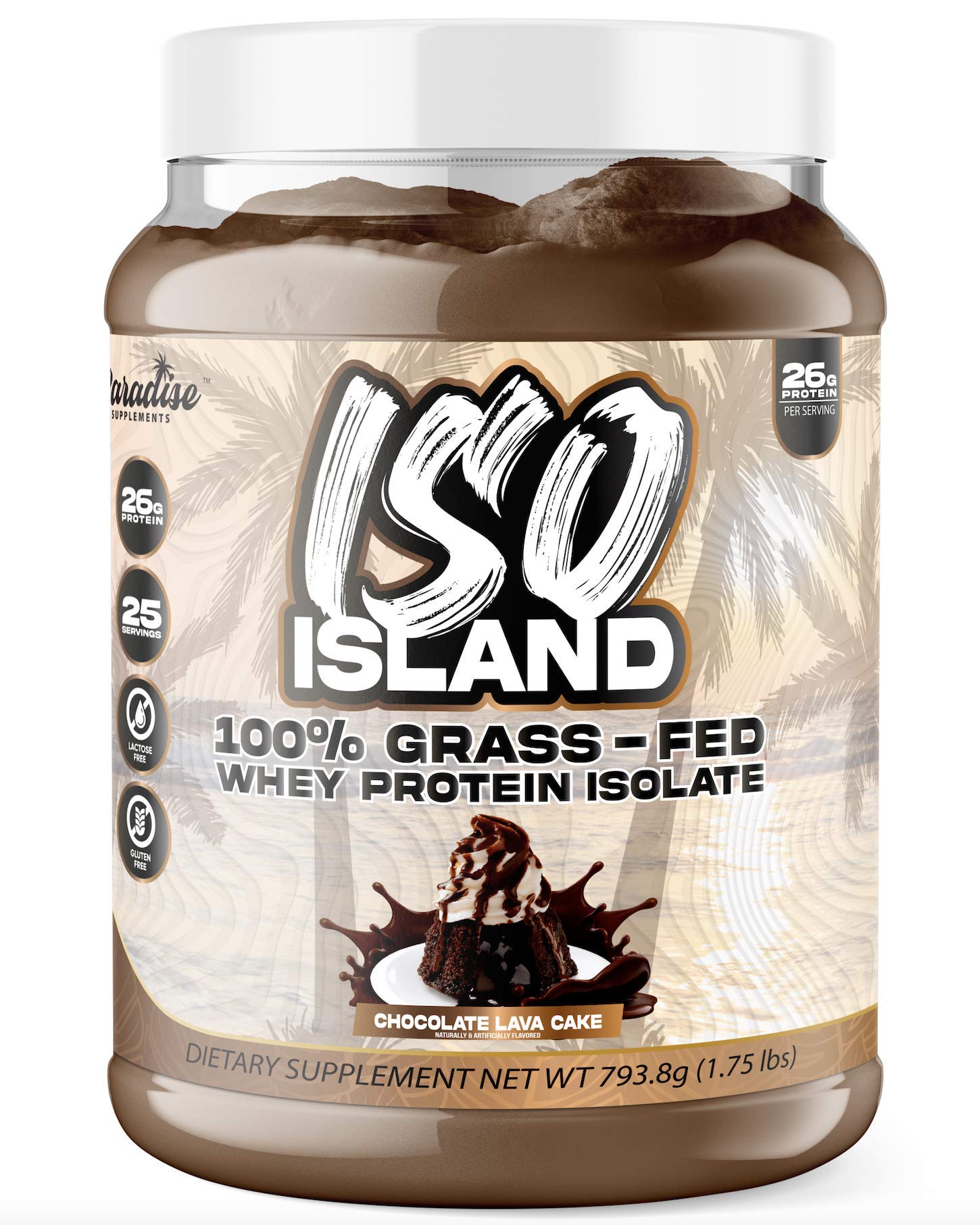 Buy Paradise Supplements ISO Island - 100% Grass Fed Whey Isolate ...