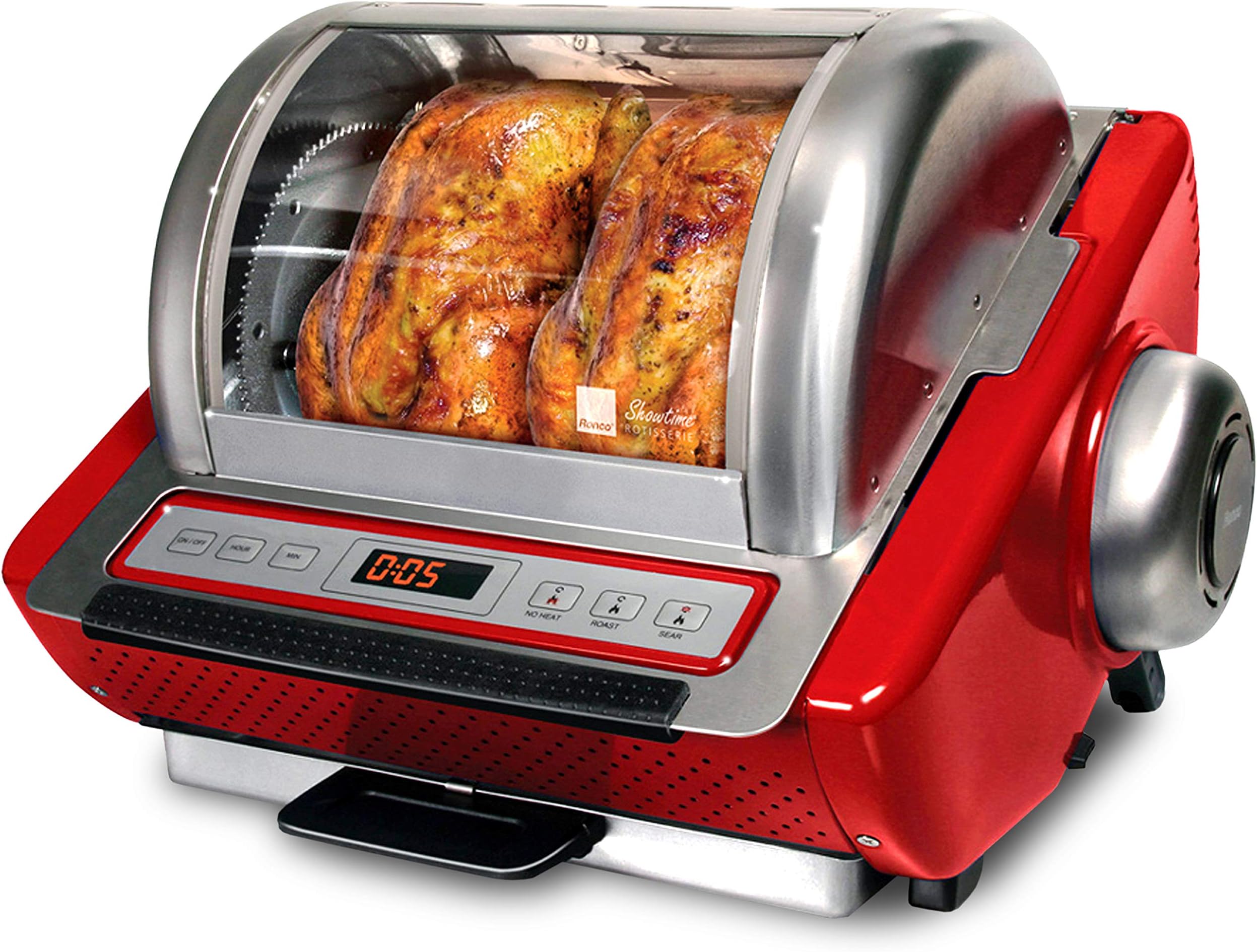 Amazon.com: Flexzion Vertical Rotisserie Oven Grill - Countertop ...