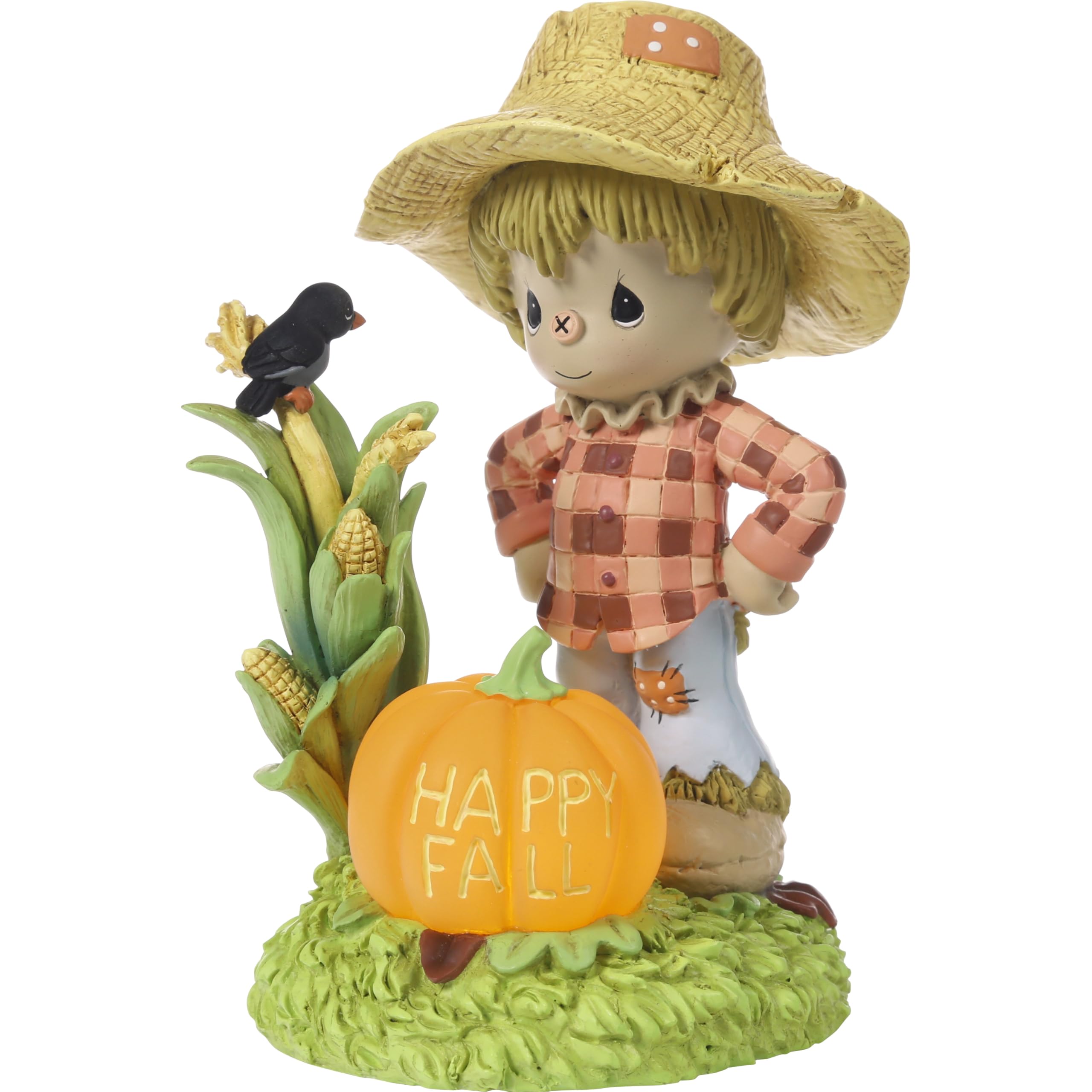 Amazon.com: Precious Moments Fall Scarecrow Lightup Figurine |Happy ...