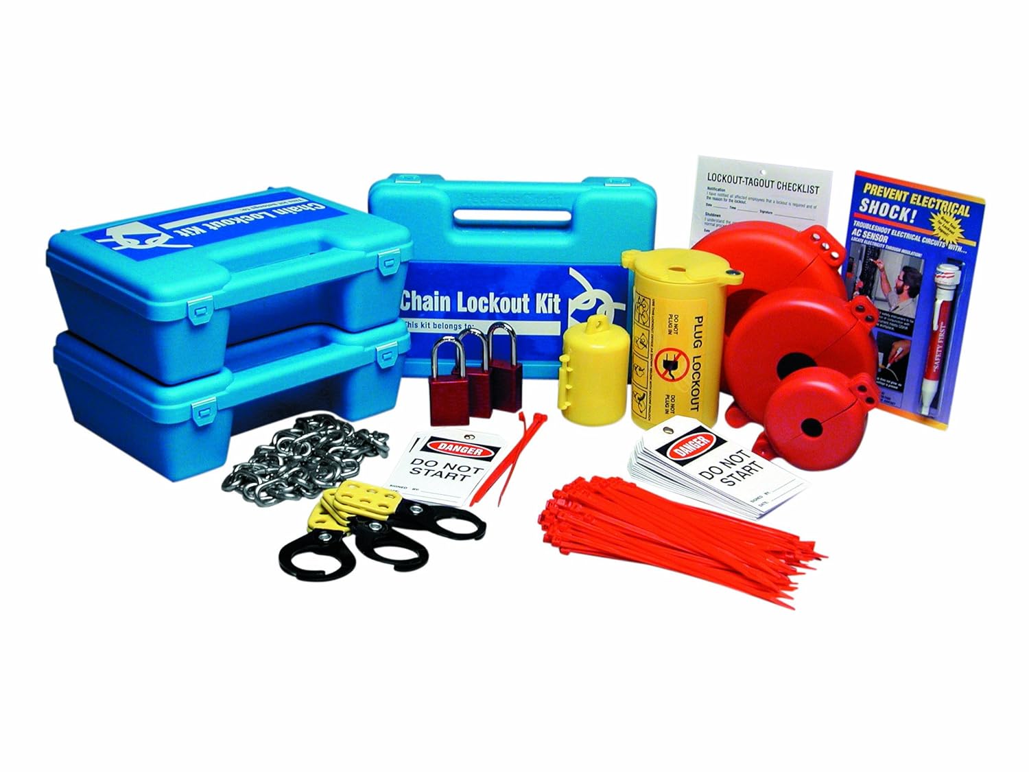 Brady LK043E Prinzing department chain Lockout Kit (1 Kit): Industrial ...