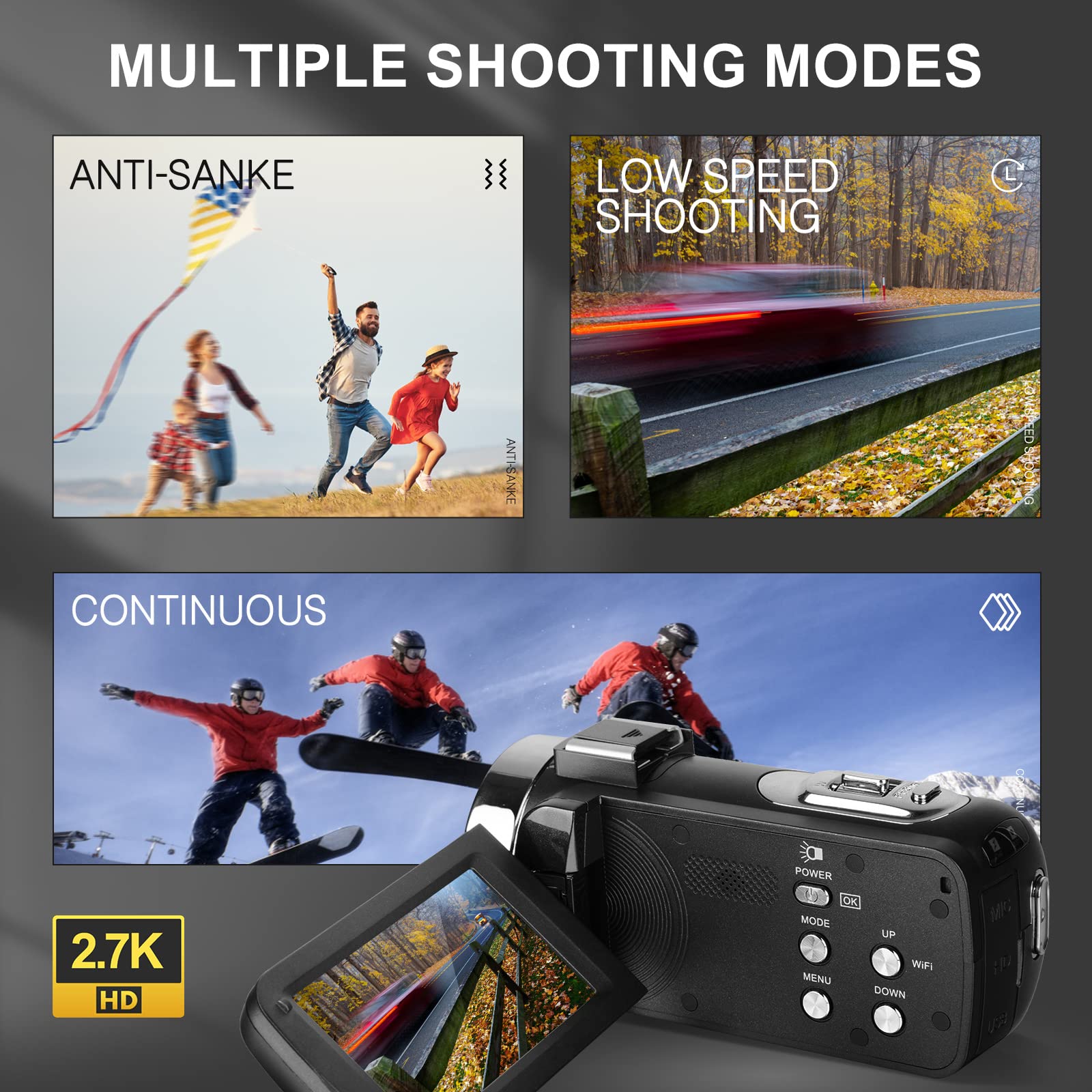 Snapklik.com : Sony 2K 60FPS Flip Screen Camcorder, WiFi & IR Control ...