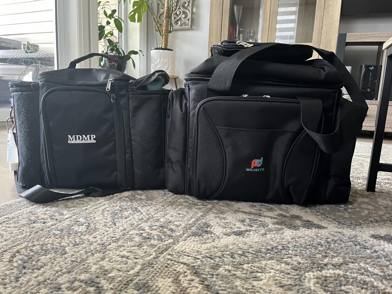 Large Cooler Bag (15x12.5x9 in) with Leakproof Hard Liner. Two ...