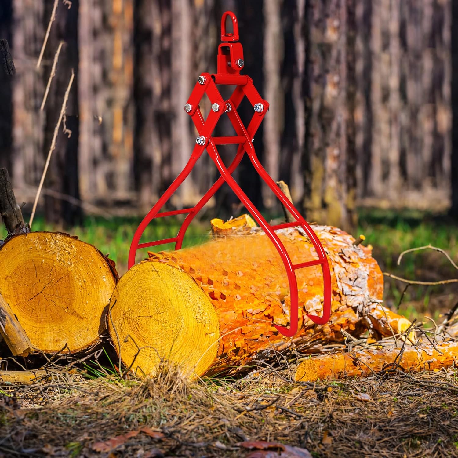 Amazon.com: Yoluckea 4 Claws Felled Timber Claw Hook, 36" Timber Log ...