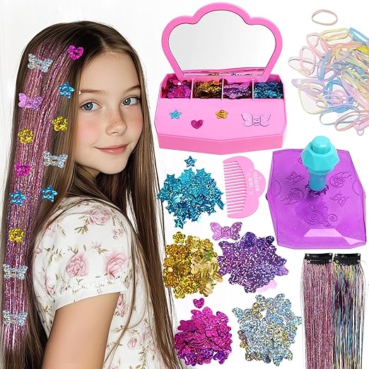 Amazon.com: AOSITE Gem Stapler for Hair, Hair Bedazzler Gem Stamper Kit ...