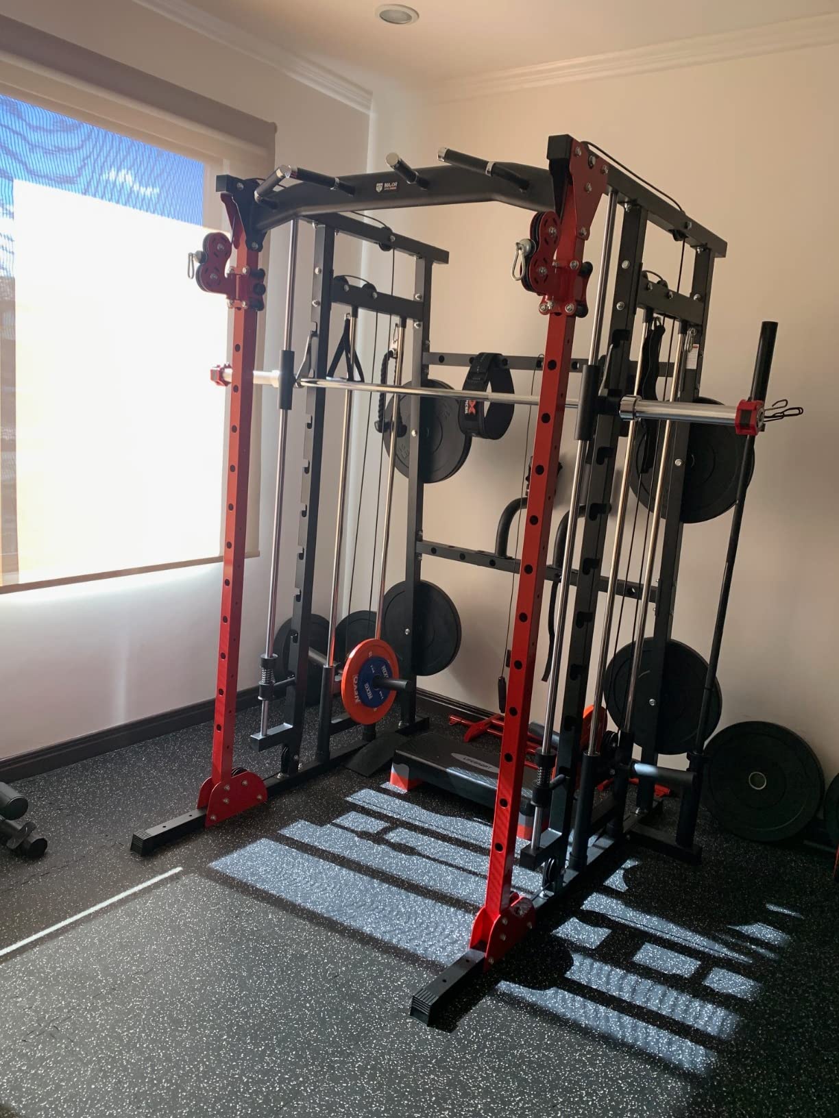 $42/mo - Finance Major Fitness Smith Machine, All-in-One Home Gym Power ...