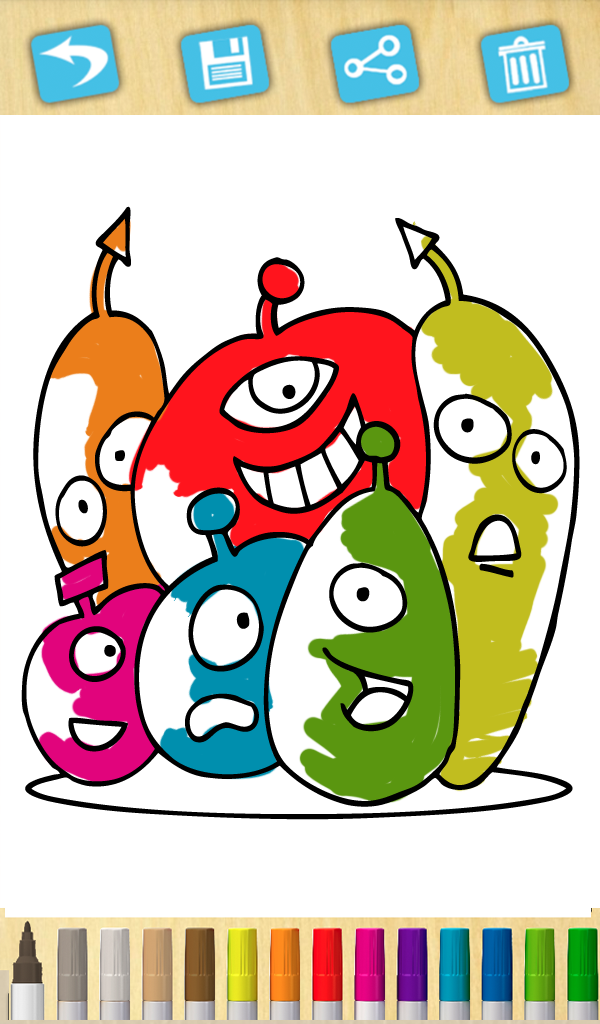 Painting monsters - App on Amazon Appstore