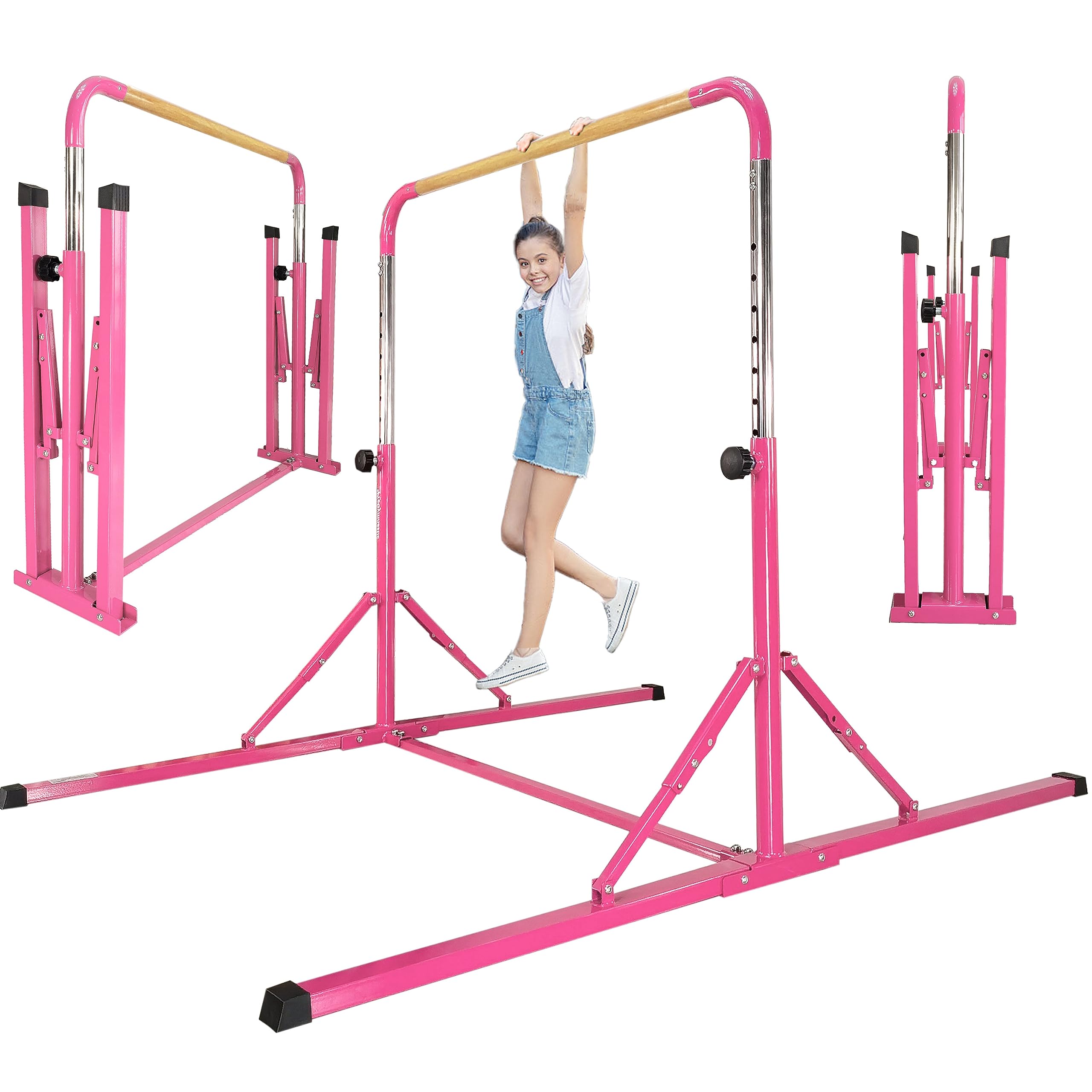 Buy PreGymnastic No Wobble Gymnastics Bar, 6ft Long Base Gymnastic bar ...