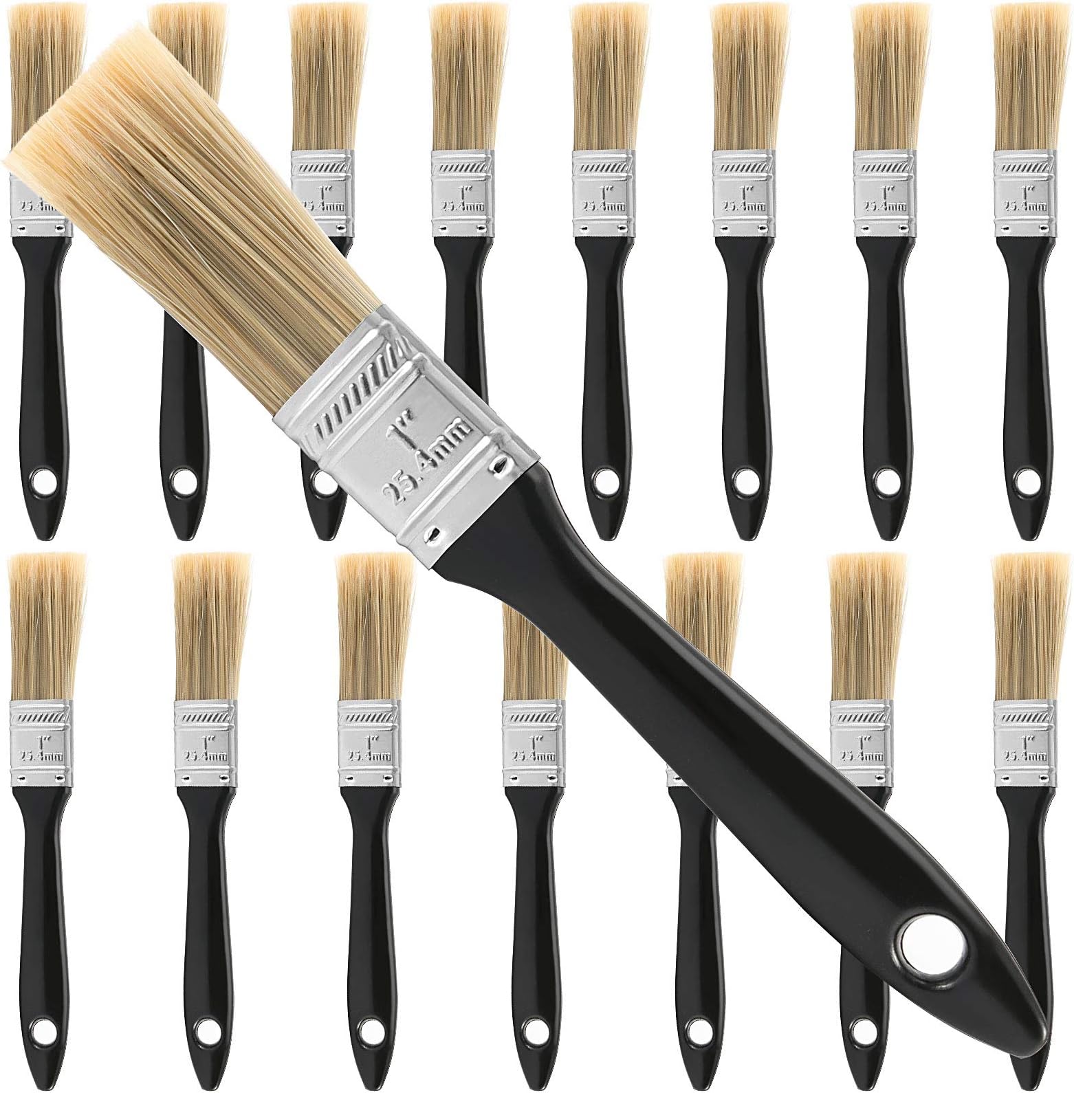 Amazon.com: LAPXSNZD 10 Pieces 2 Inch Paint Brush,Flat Paint Brushes ...
