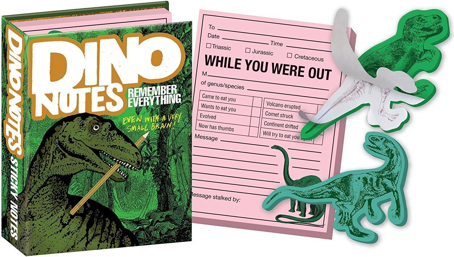 Amazon.com : Dino Notes - Dinosaur Sticky Notes Booklet : Office Products
