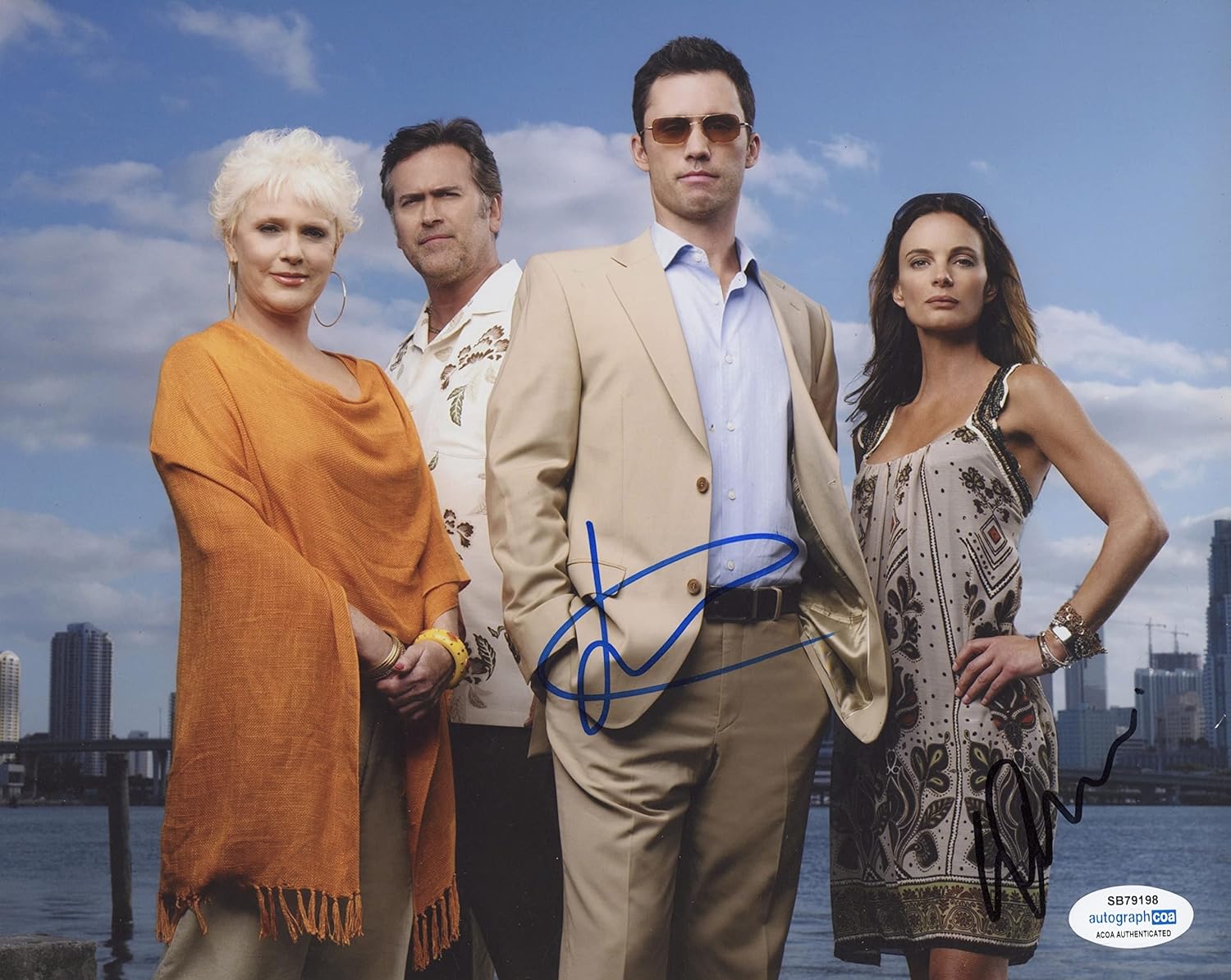 Jeffrey Donovan & Gabrielle Anwar"Burn Notice" AUTOGRAPH Signed 8x10 ...