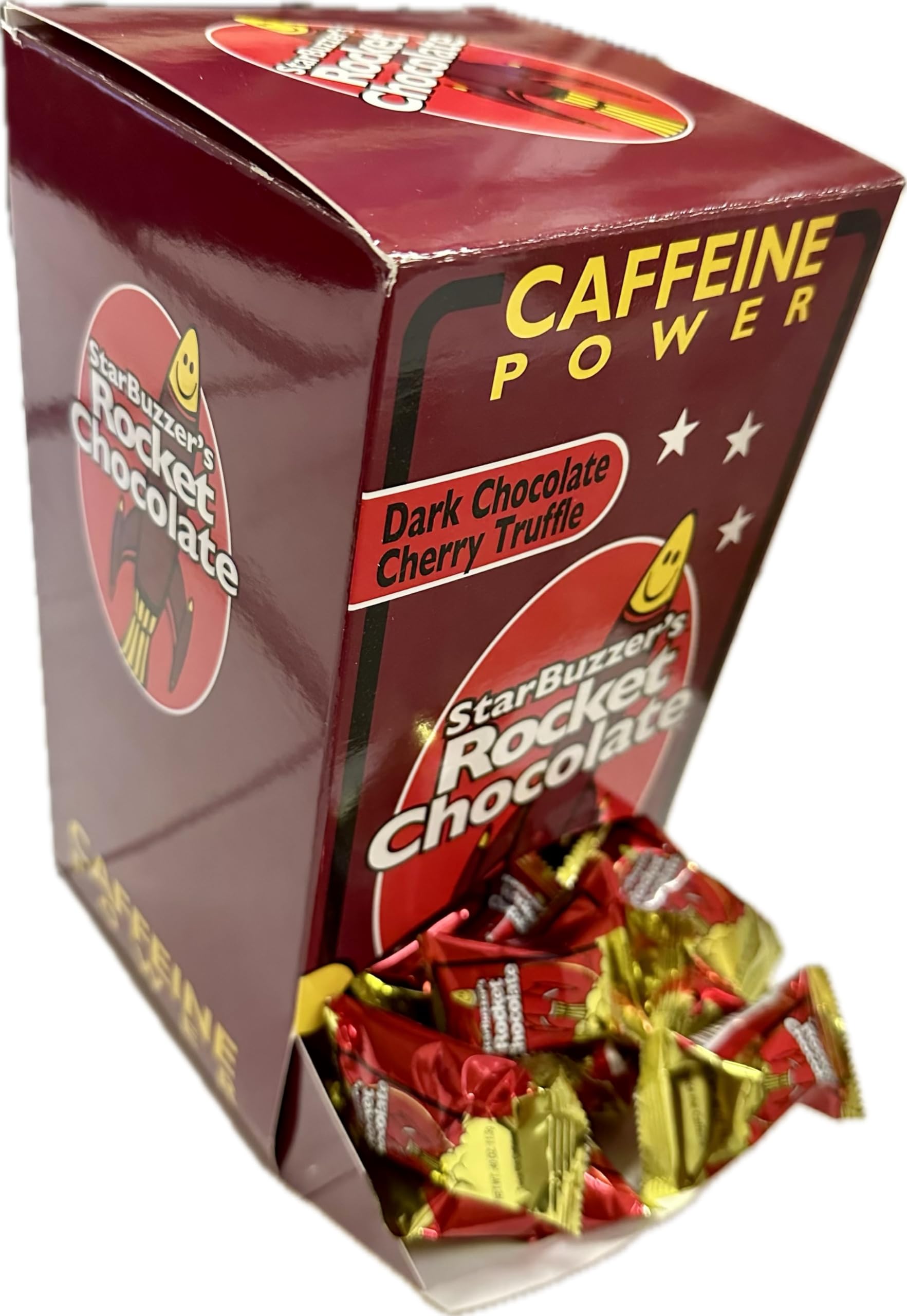 Amazon.com : Rocket Chocolate Dark Chocolate Cherry Flavored ...
