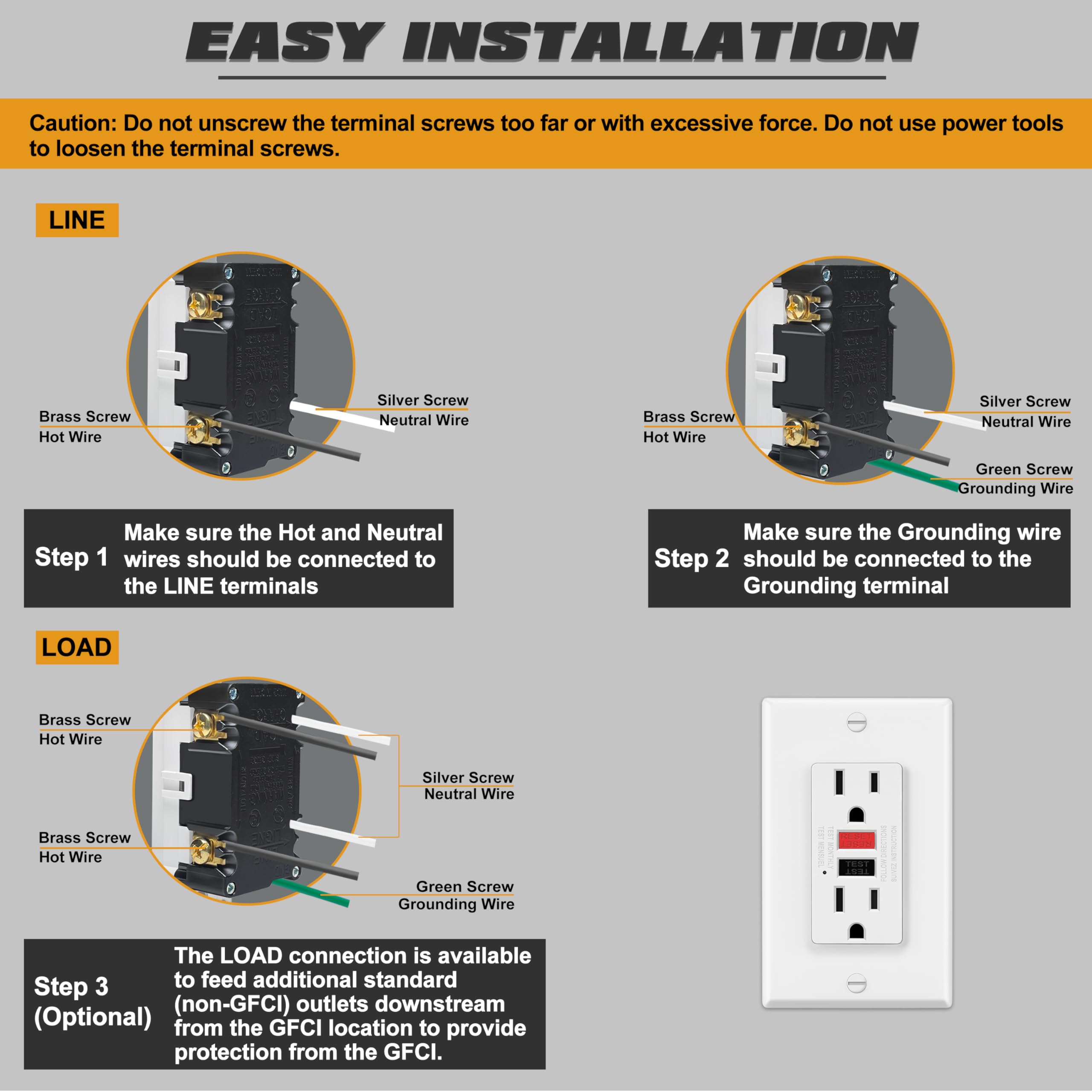Ground Fault Outlet Wiring Diagram