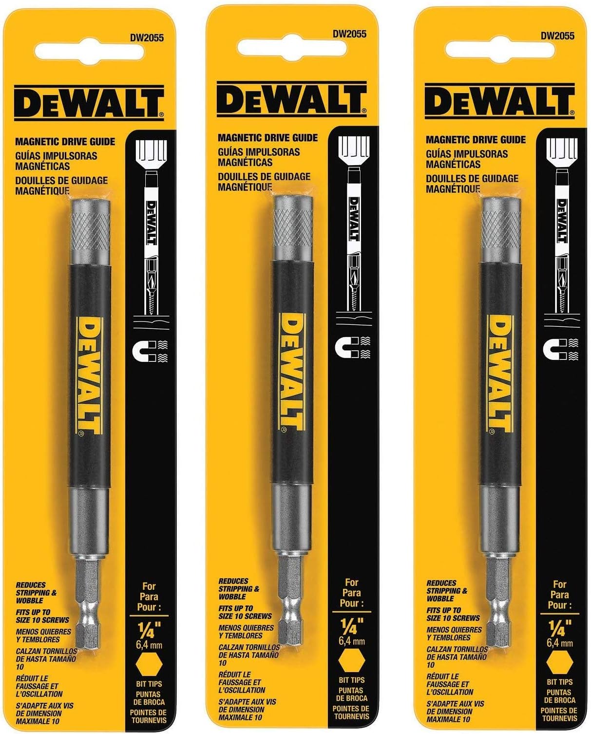 DEWALT Sujetador de Puntas para Atornillar y Perforar 6 Piezas (DW2507 ...