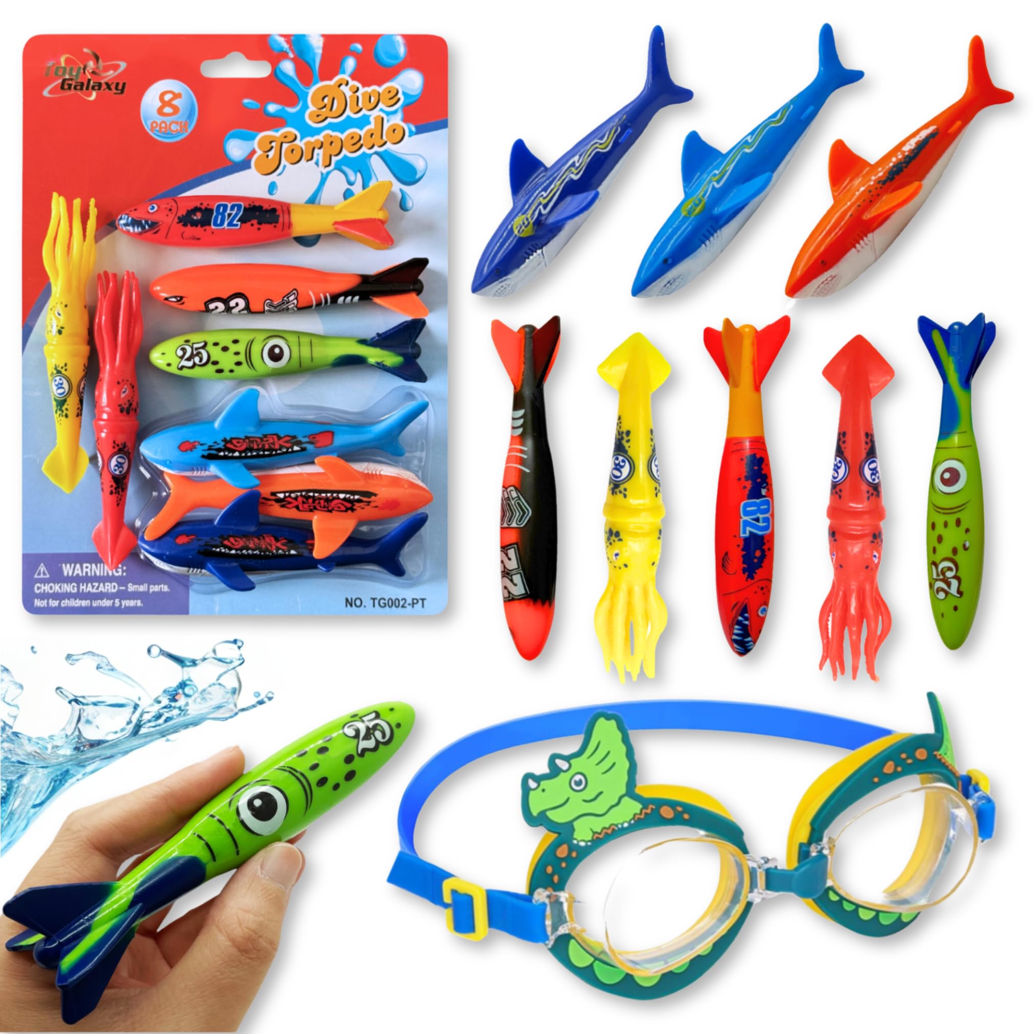 Snapklik.com : Haktoys Pool Diving Toy Set