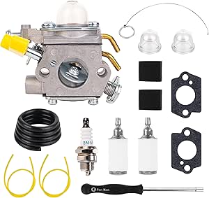 Amazon.com: BlueStars 308054043 CS26 SS26 Carburetor Kit - Compatible with Ryobi Homelite CS30 ...