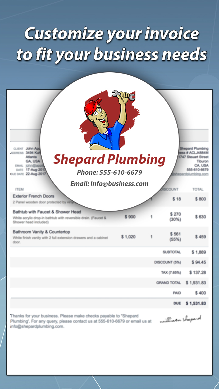 Invoice & Estimate Maker - App on Amazon Appstore