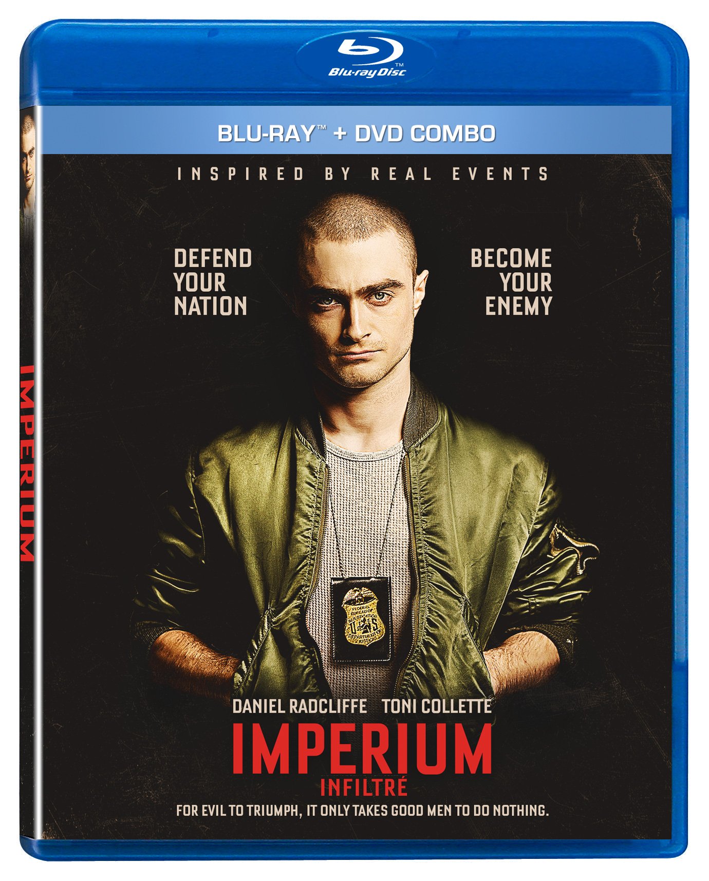 Amazon.com: Imperium (Blu-ray + DVD Combo) : Daniel Radcliffe, Toni ...