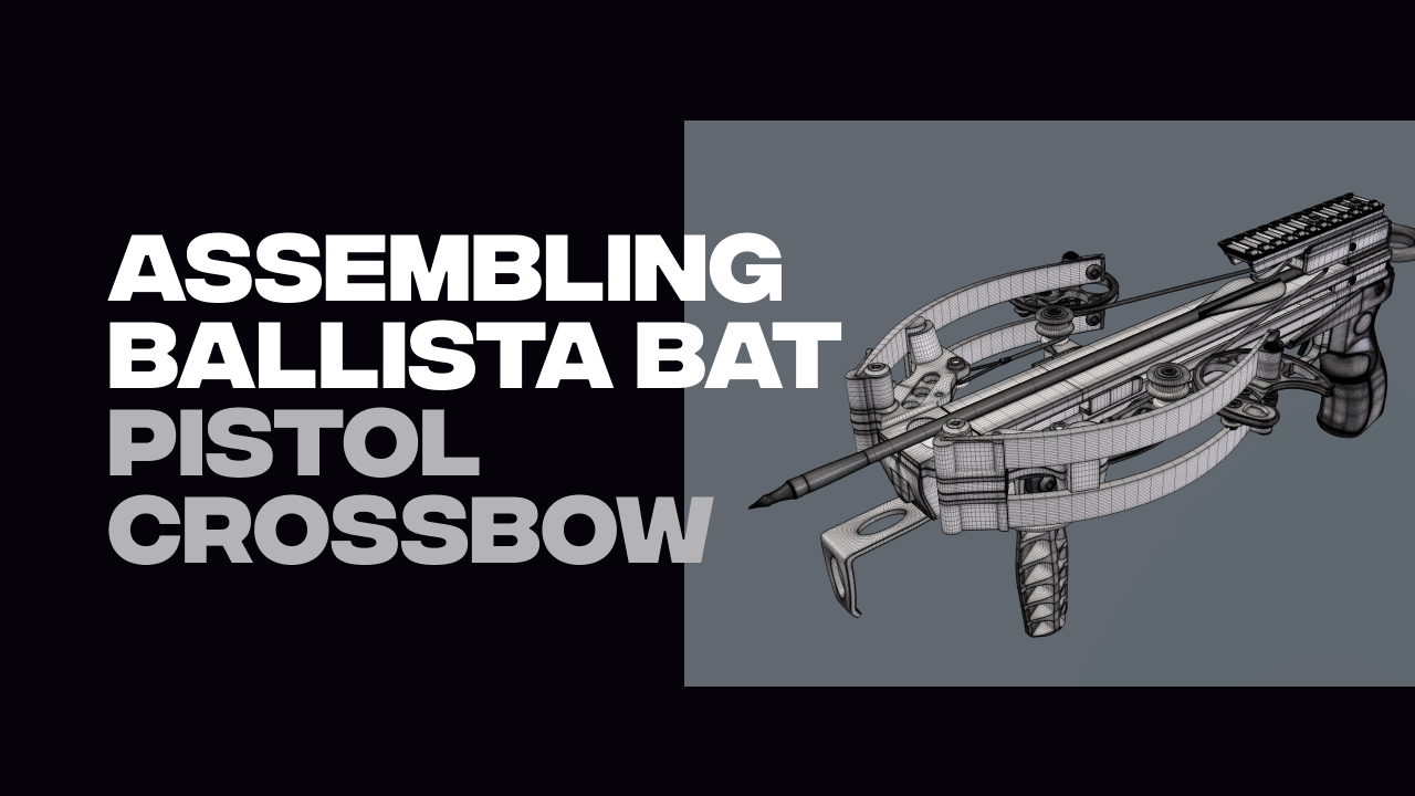 Watch How to Assemble Ballista Bat Compound Pistol Crossbow on Amazon Live