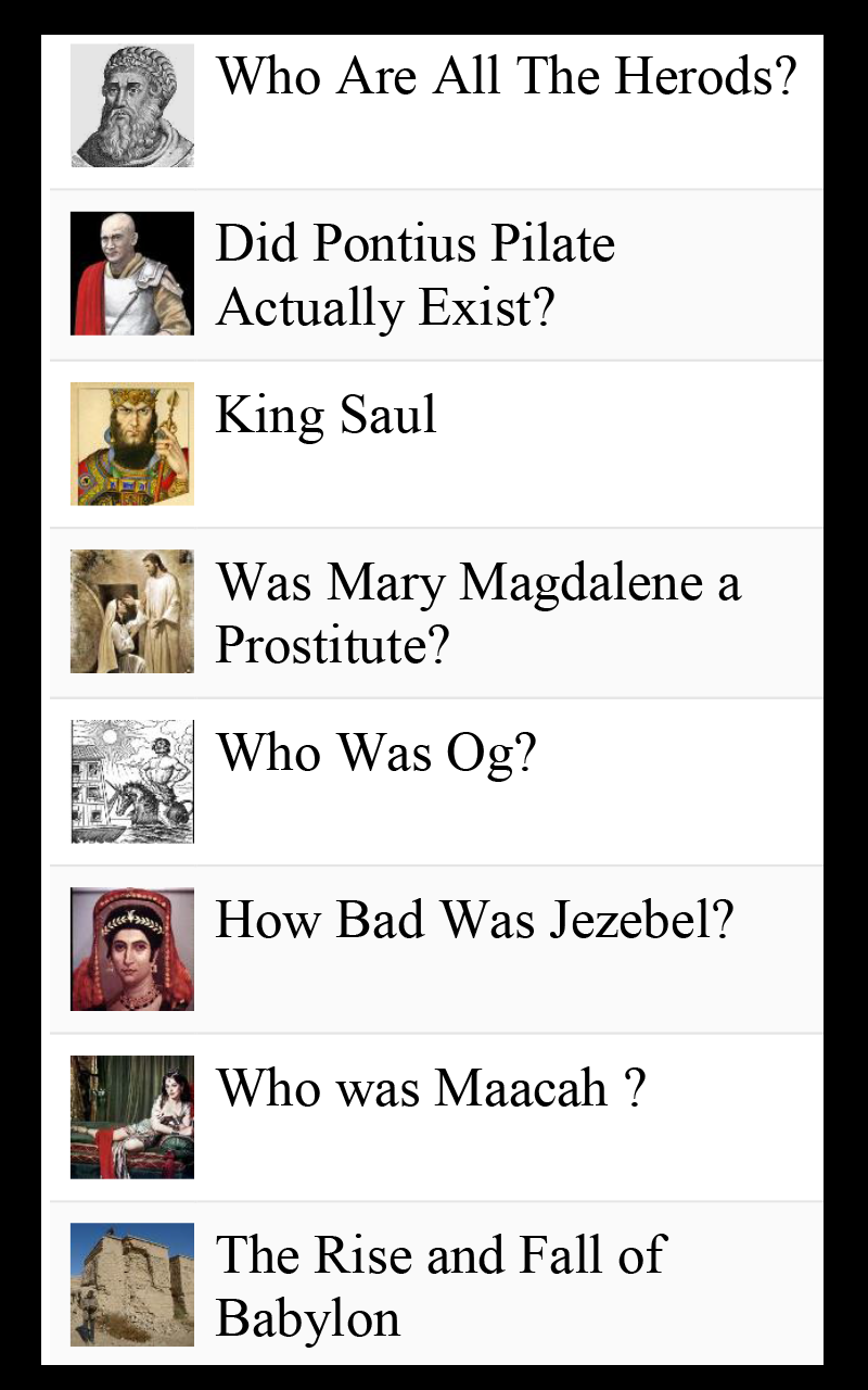 Bible Bad Guys..and Girls - App on Amazon Appstore