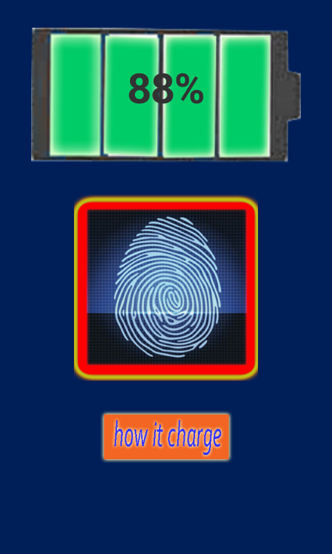 Fingerprint Battery Charger Prank - App on Amazon Appstore